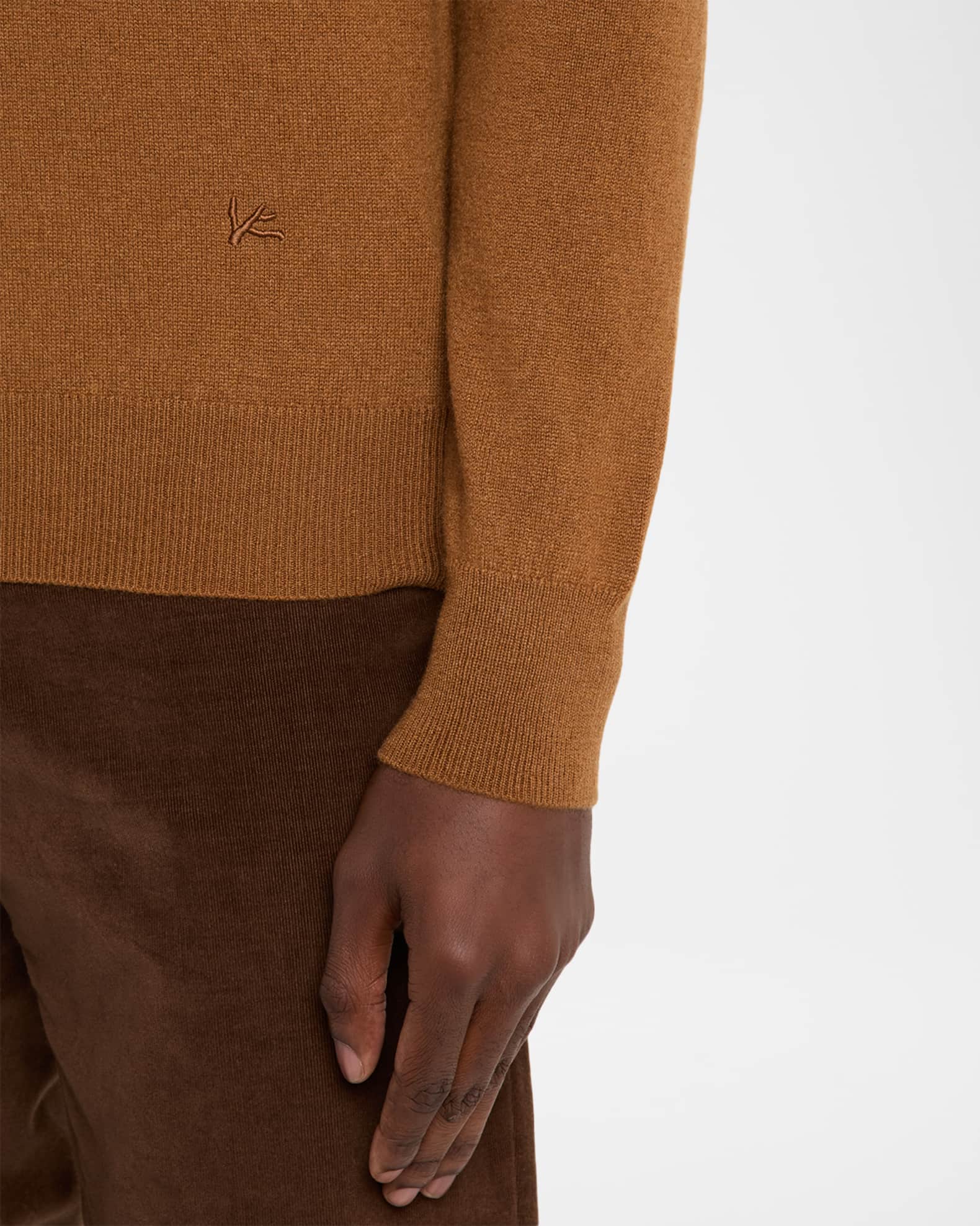 Isaia Men's Classic-Fit Cashmere Crewneck Sweater | Neiman Marcus