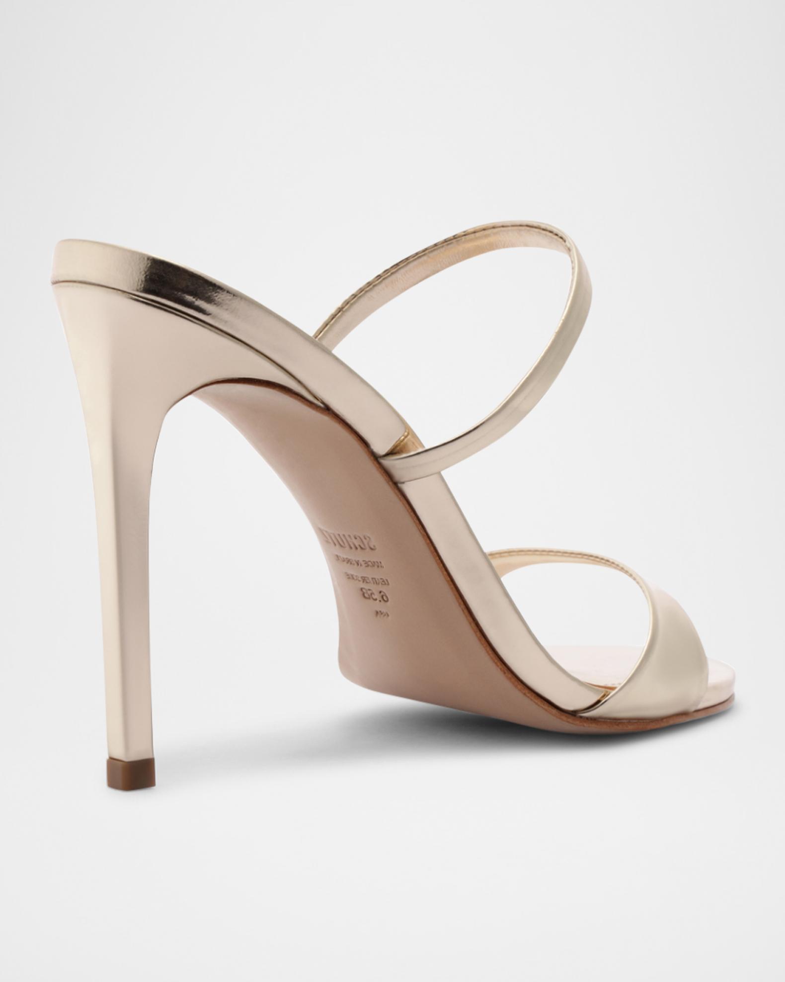 Schutz Jessica Leather Stiletto Mule Sandals | Neiman Marcus