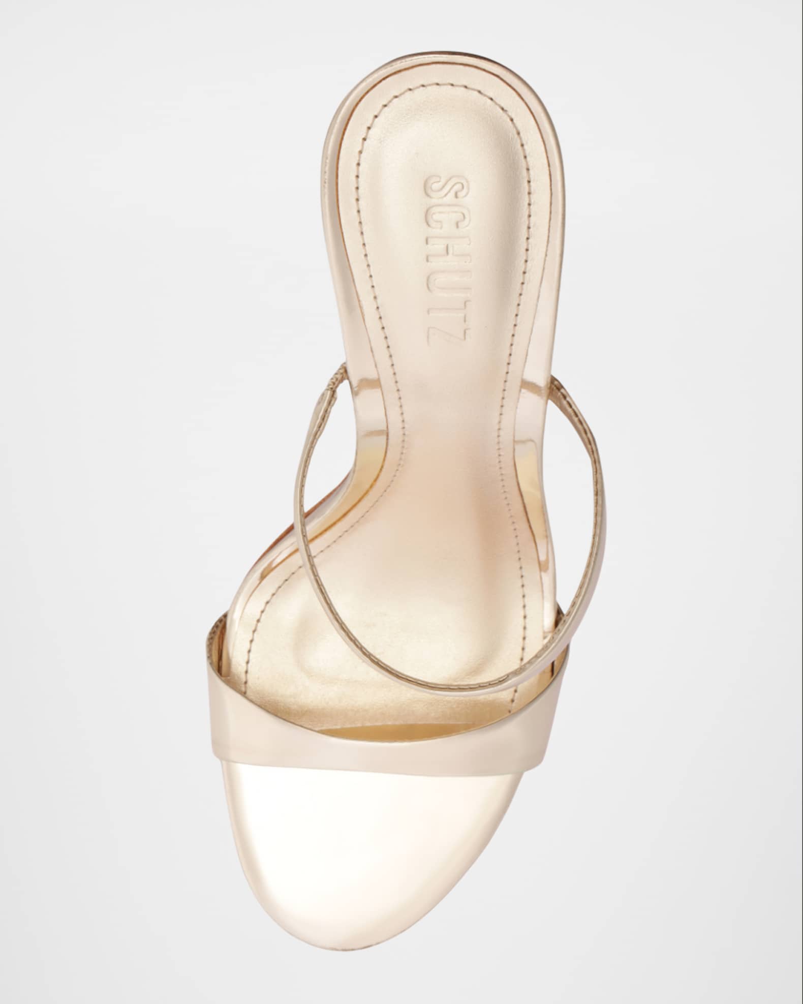 Schutz Jessica Leather Stiletto Mule Sandals | Neiman Marcus
