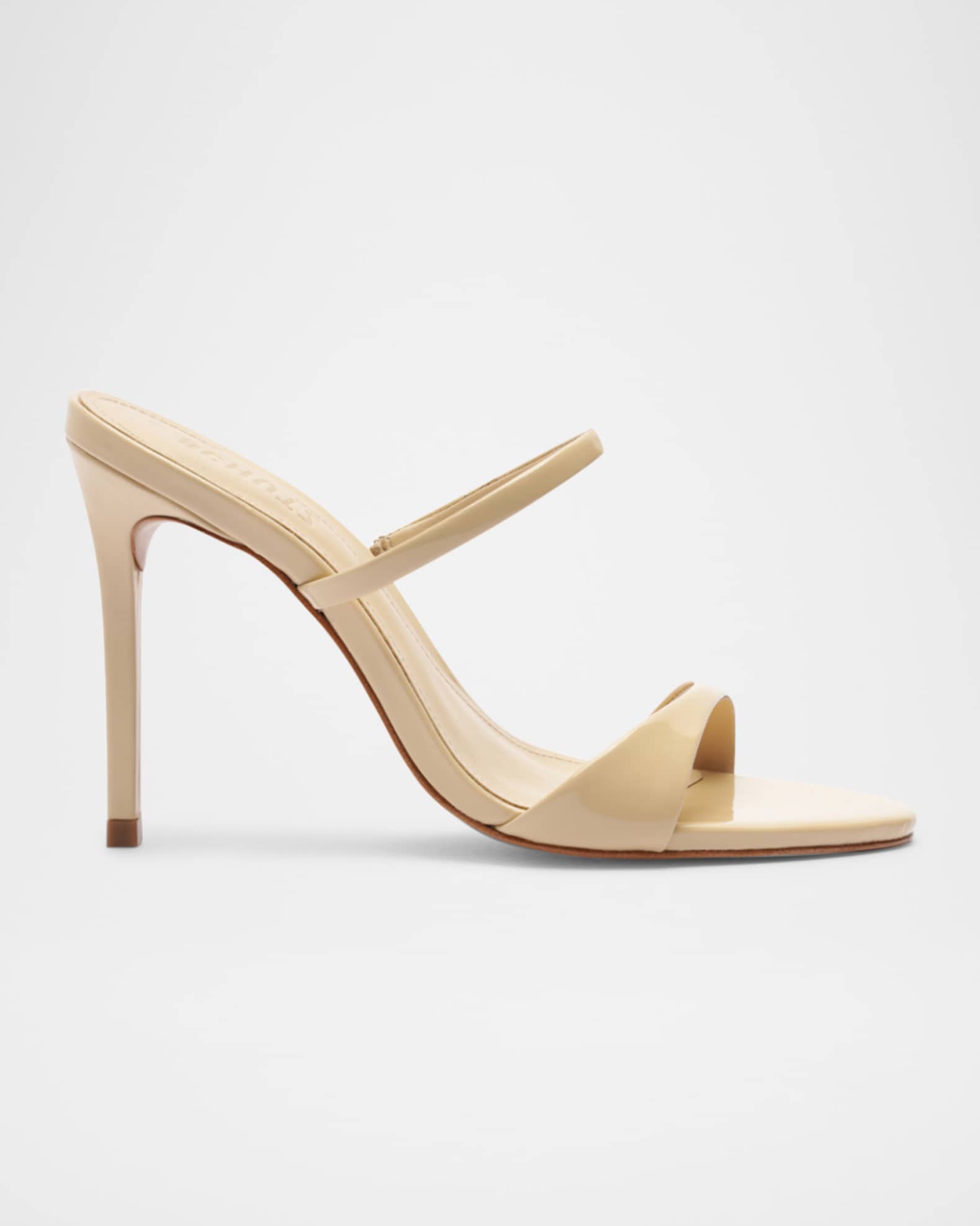Schutz Jessica Patent Stiletto Mule Sandals | Neiman Marcus
