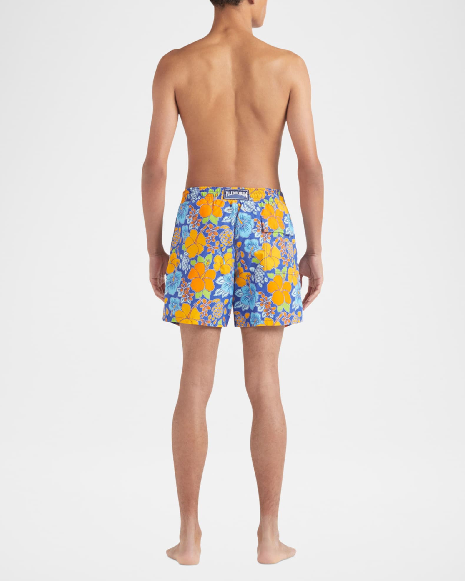 Vilebrequin Men's Tropical Turtle Swim Trunks | Neiman Marcus