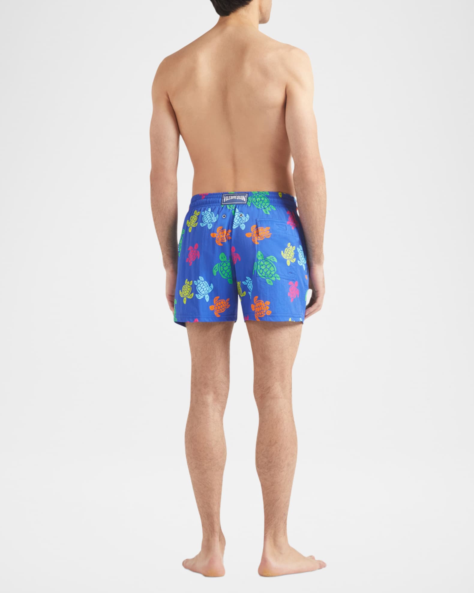 Vilebrequin Men Stretch Multicolor Turtle Swim Trunks | Neiman Marcus