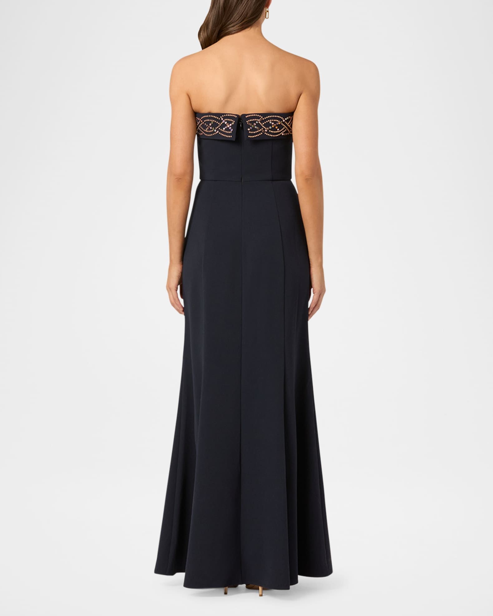 Shoshanna Violette Strapless Studded Gown | Neiman Marcus