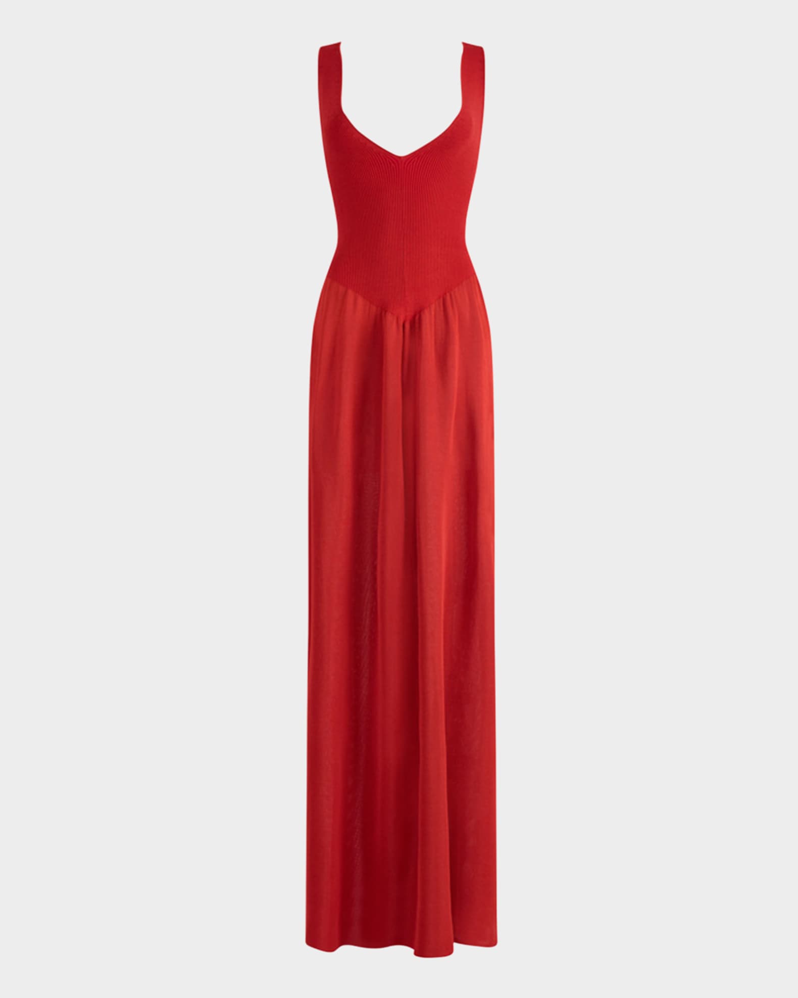 Altuzarra Lollie Plunging Drop-Waist Maxi Dress | Neiman Marcus