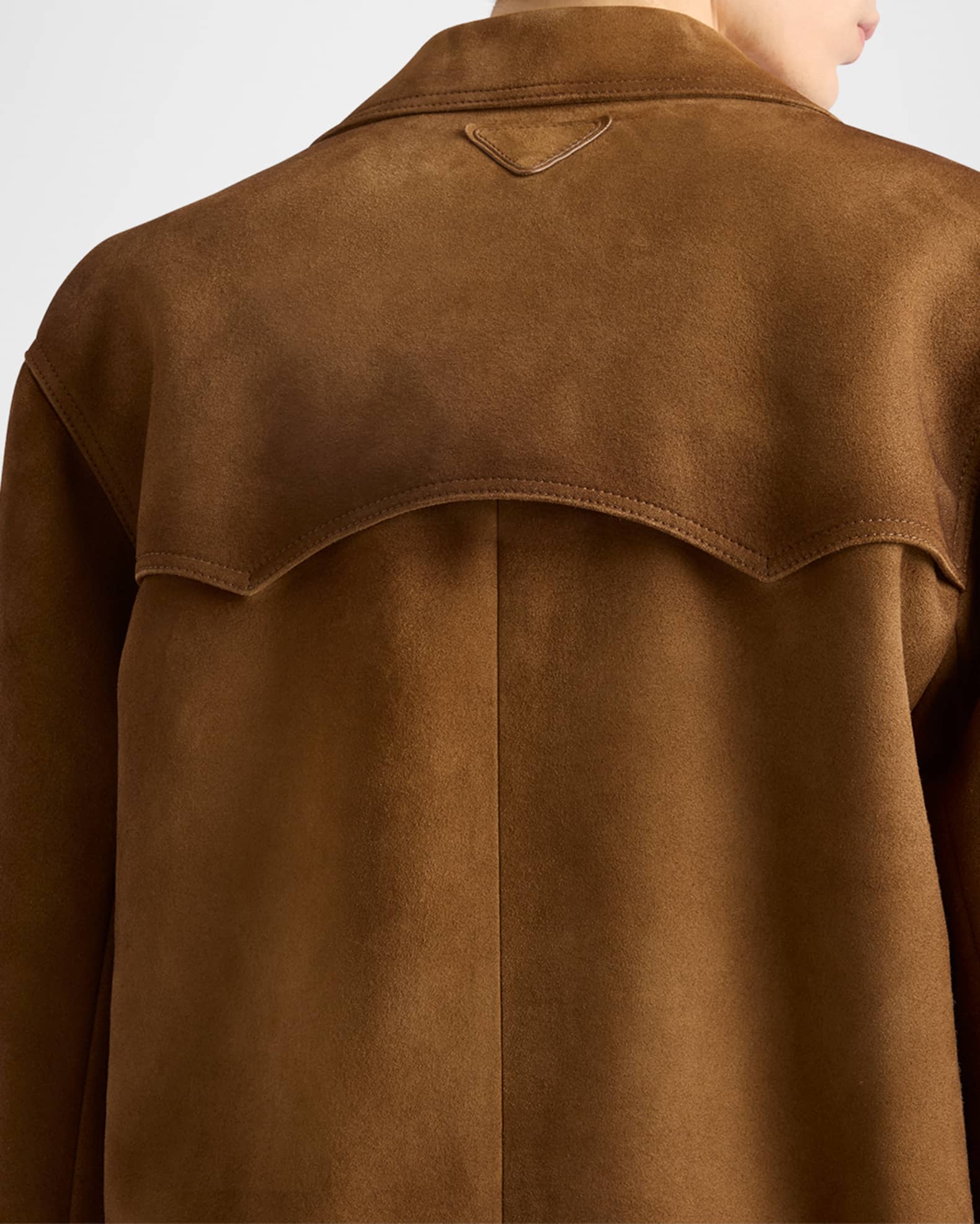 Prada Men's Suede Jacket | Neiman Marcus