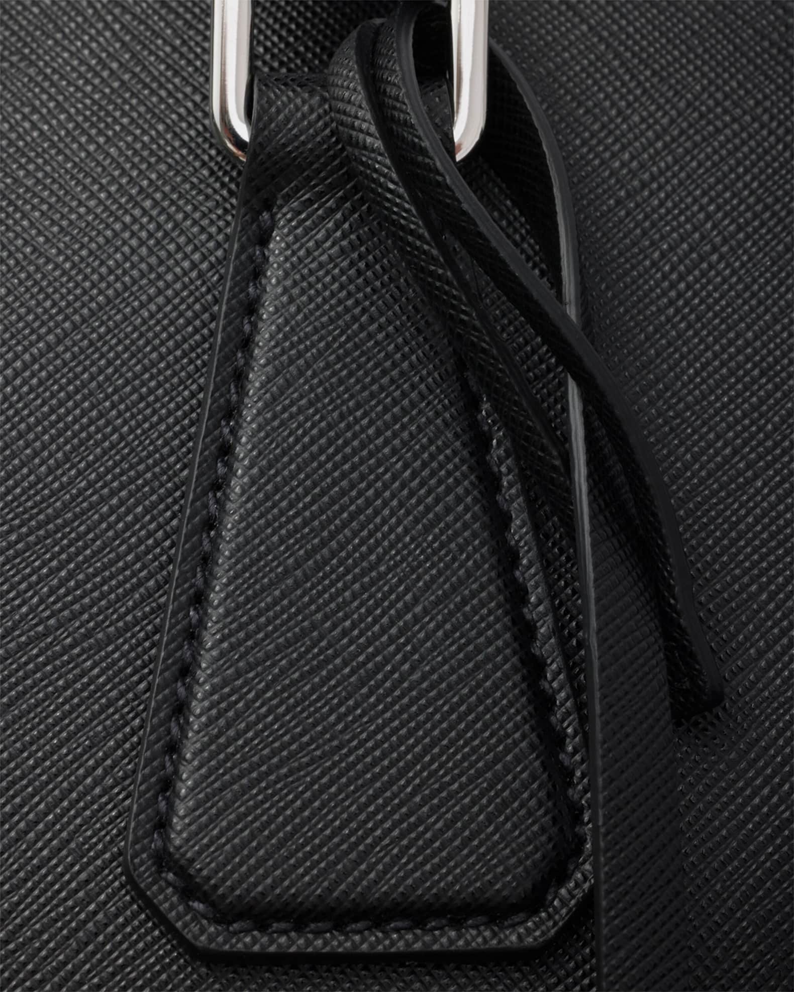 Prada Saffiano Leather Crossbody Work Bag | Neiman Marcus