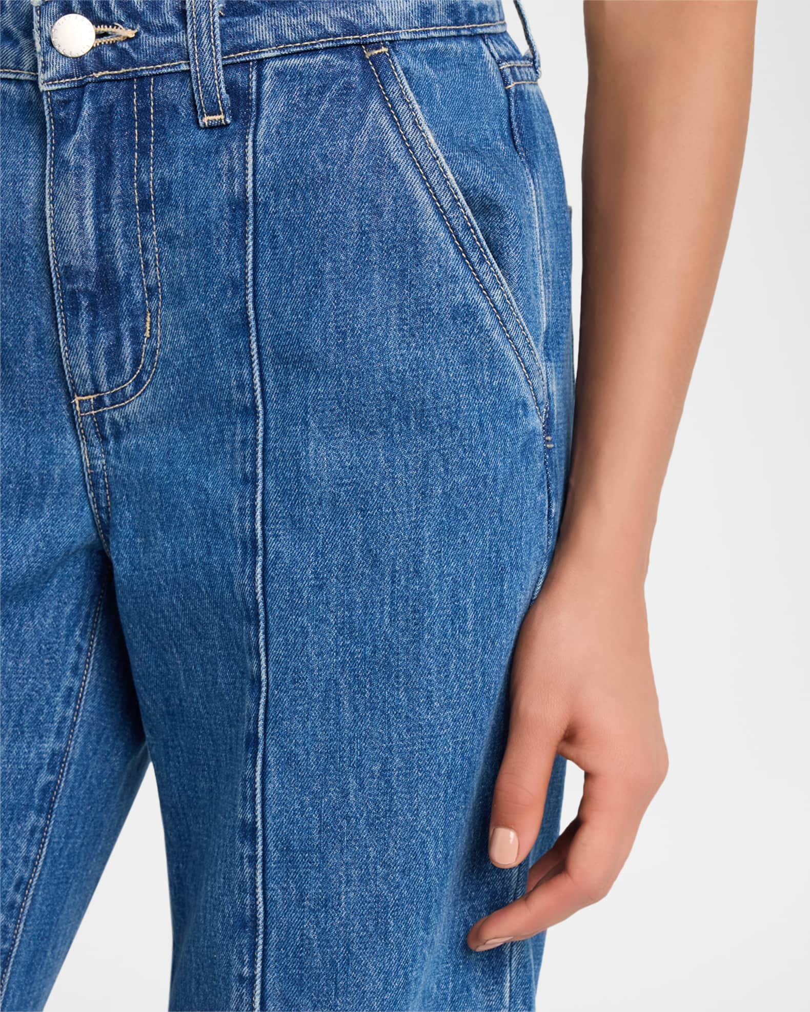 L'Agence Zara High-Rise Rodeo Barrel Jeans | Neiman Marcus