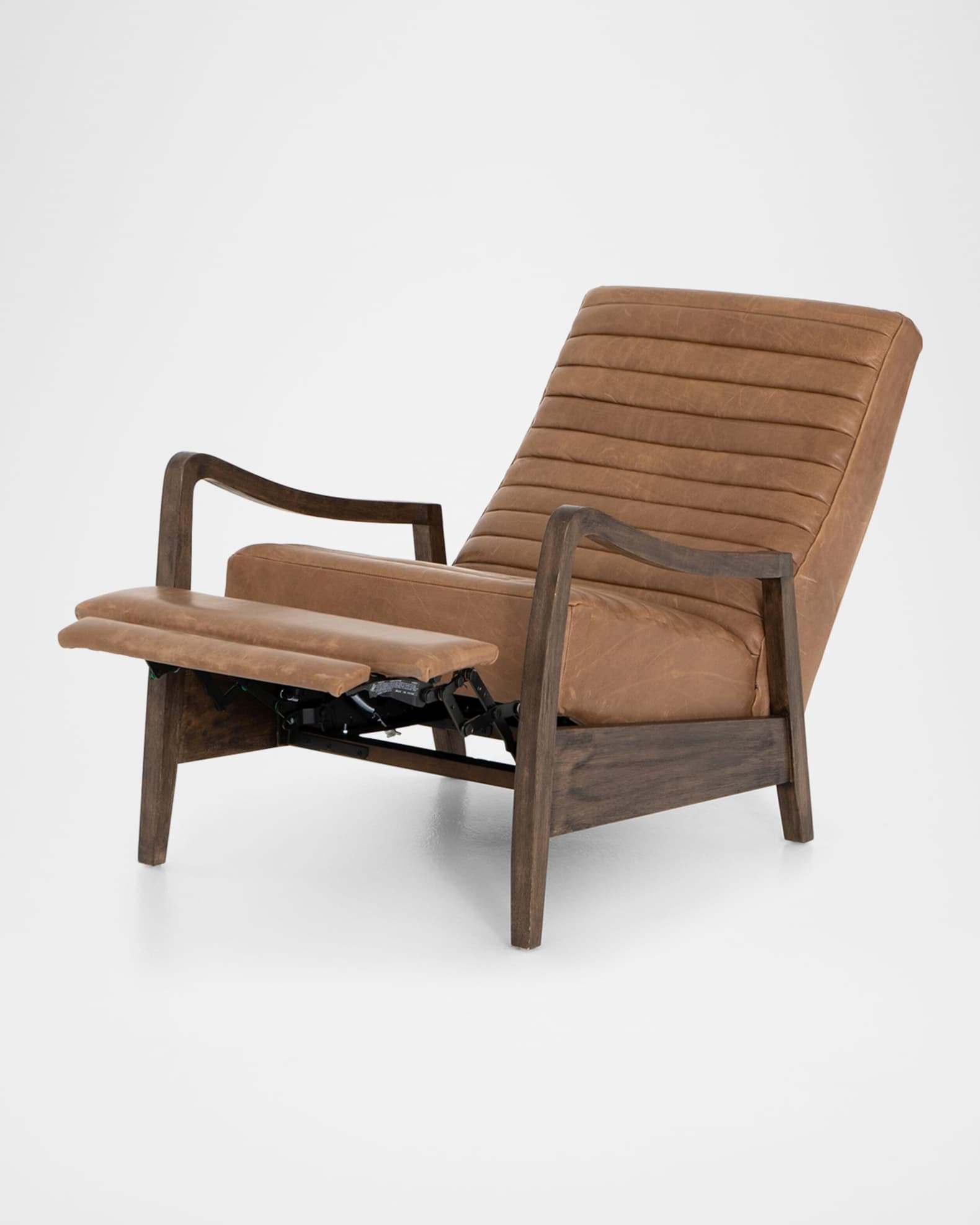 Four Hands Chance Leather Push-Recliner Chair | Neiman Marcus