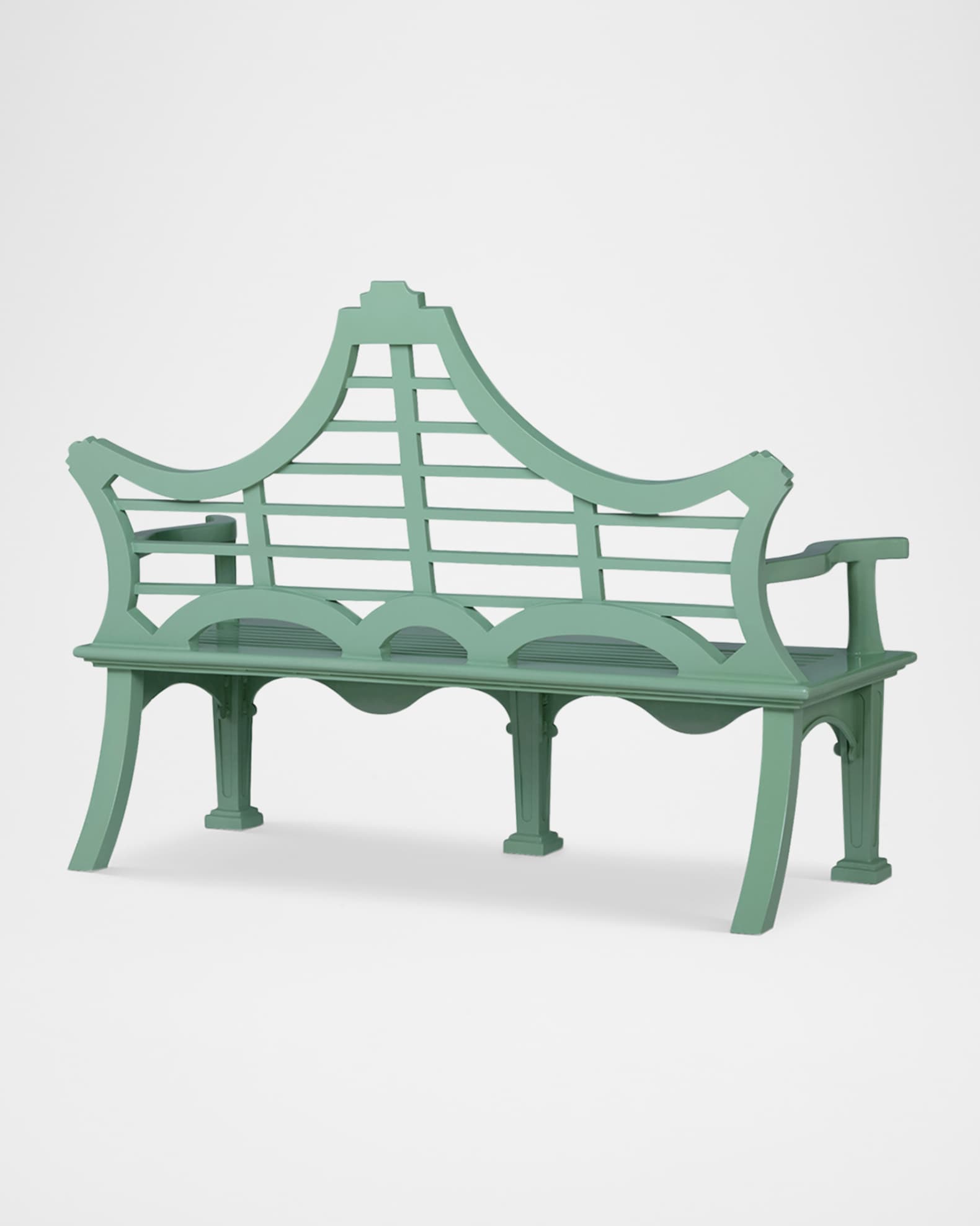 Park Hill Collection Bay Lake Outdoor Garden Bench | Neiman Marcus