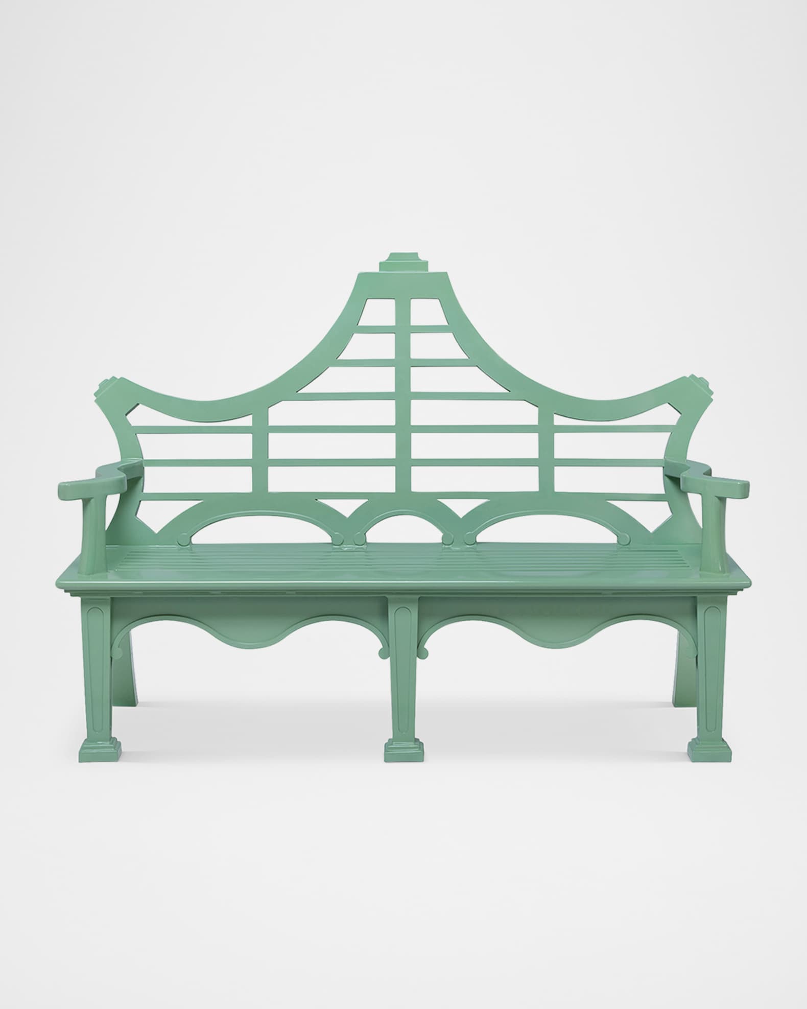 Park Hill Collection Bay Lake Outdoor Garden Bench | Neiman Marcus