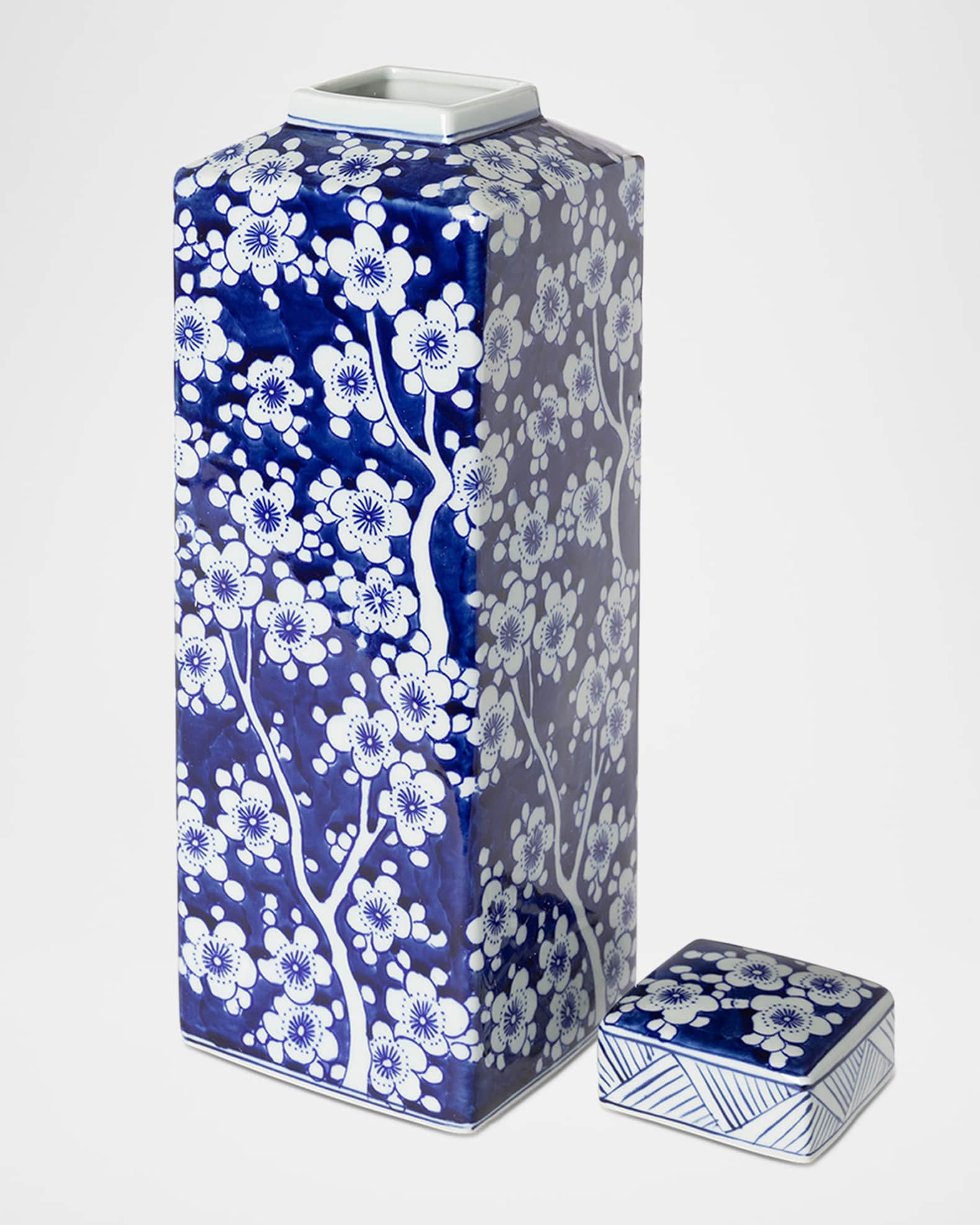 Imperial Ceramic Floral Square Jar Collection | Neiman Marcus