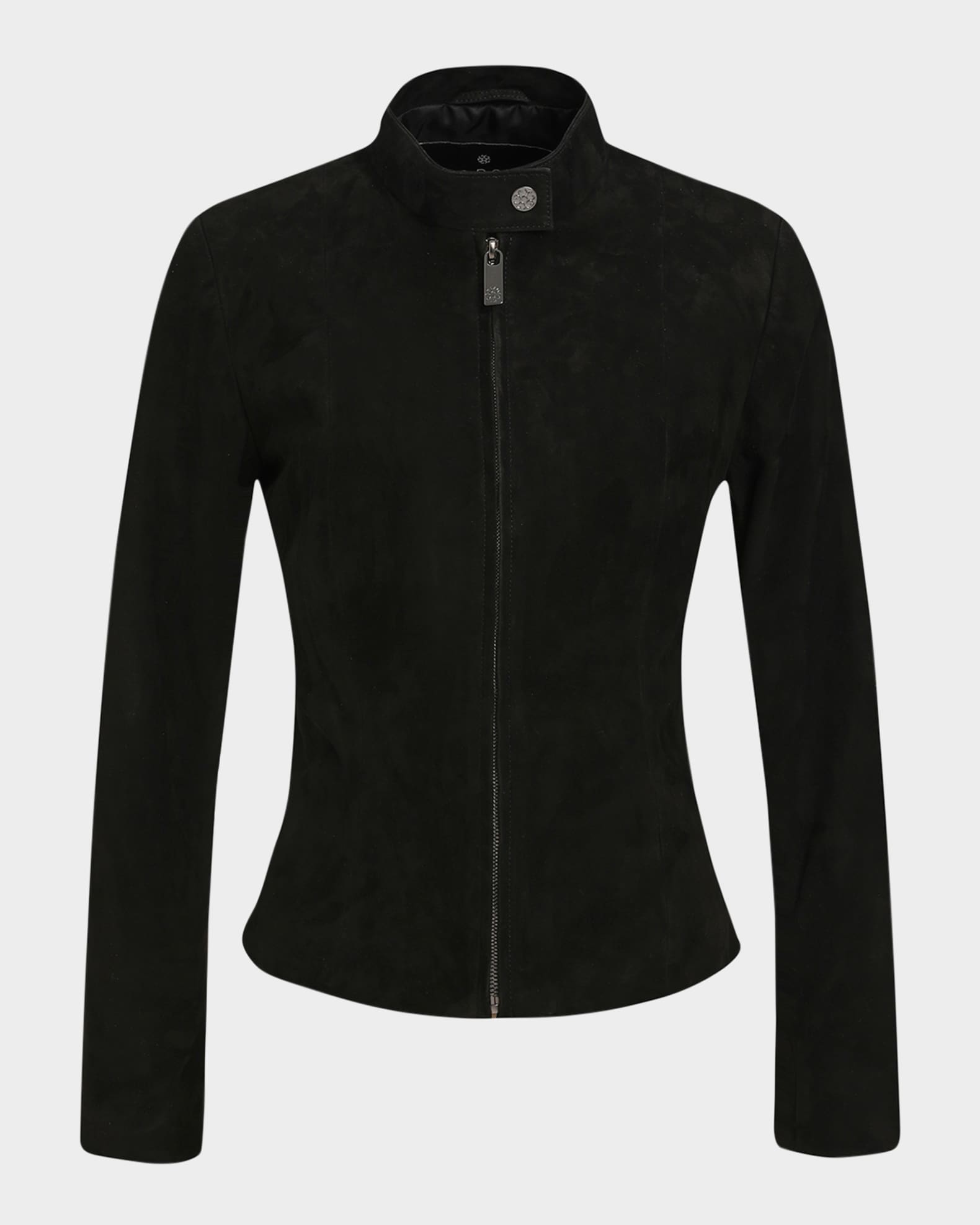 Gorski Metis Suede Slim Zip Jacket | Neiman Marcus