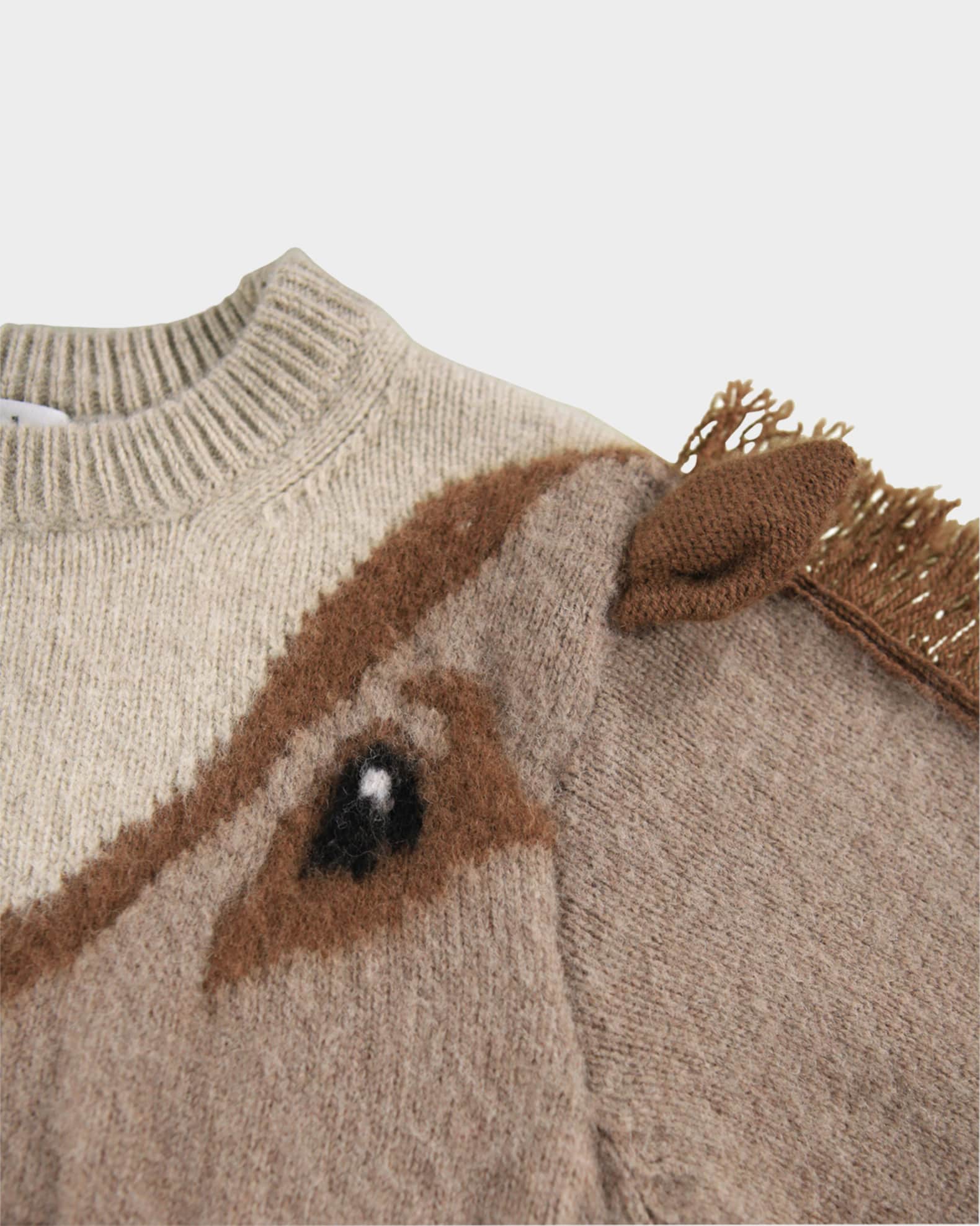Girl's Gisela Embroidered Horse Sweater | Neiman Marcus