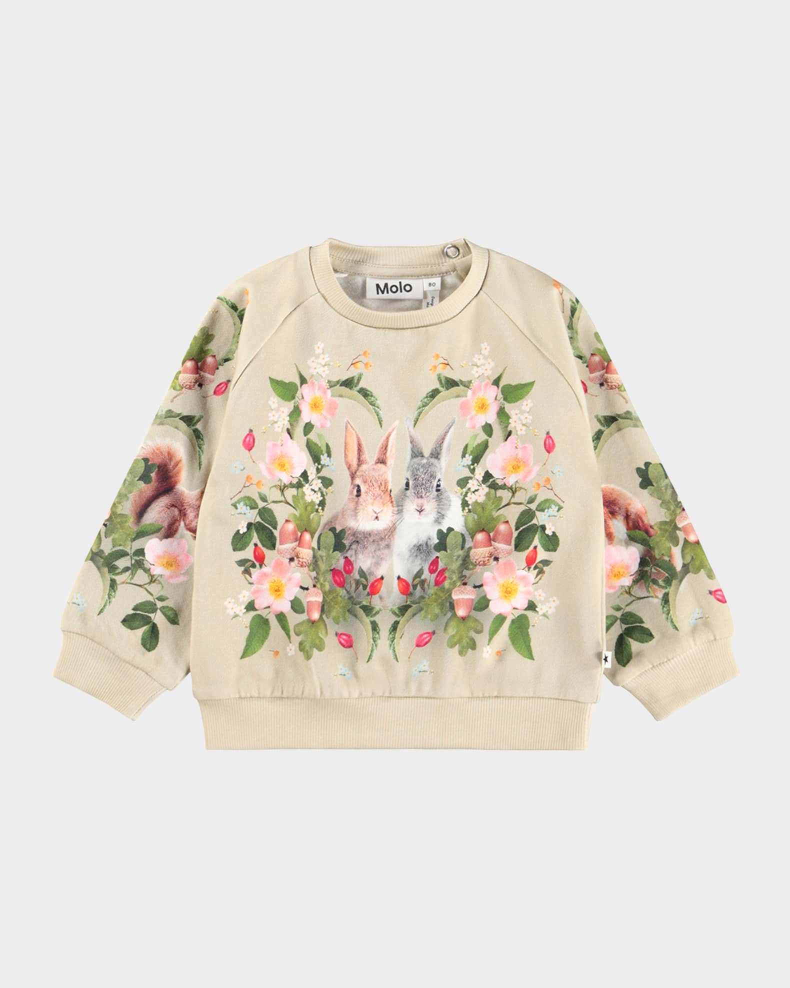 Girl's Printed Forest Animal Sweats Set | Neiman Marcus