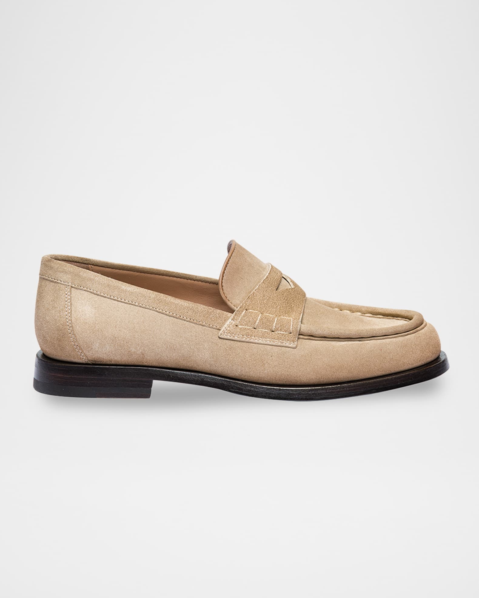 Santoni Airglow Suede Loafers | Neiman Marcus