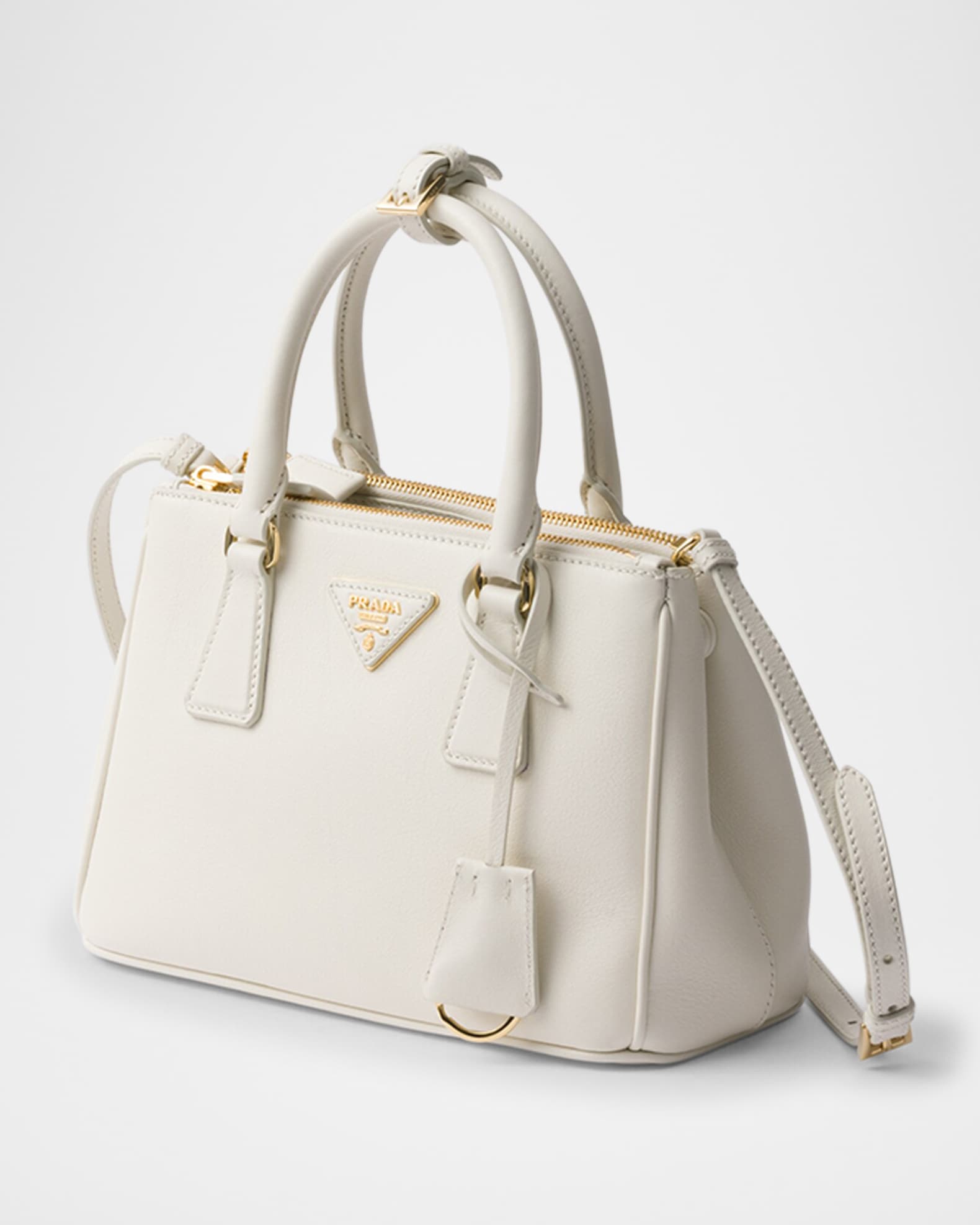 Prada Galleria Small Leather Top-Handle Bag | Neiman Marcus