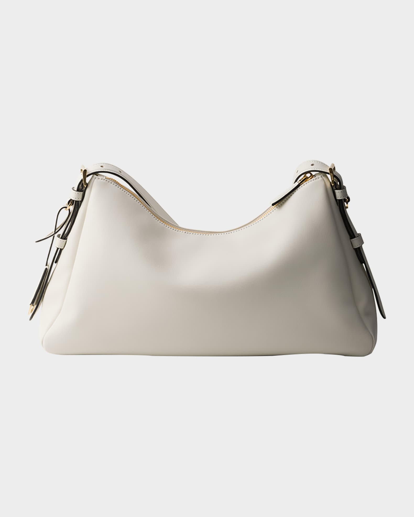 Prada Aimee Large Calfskin Leather Shoulder Bag | Neiman Marcus