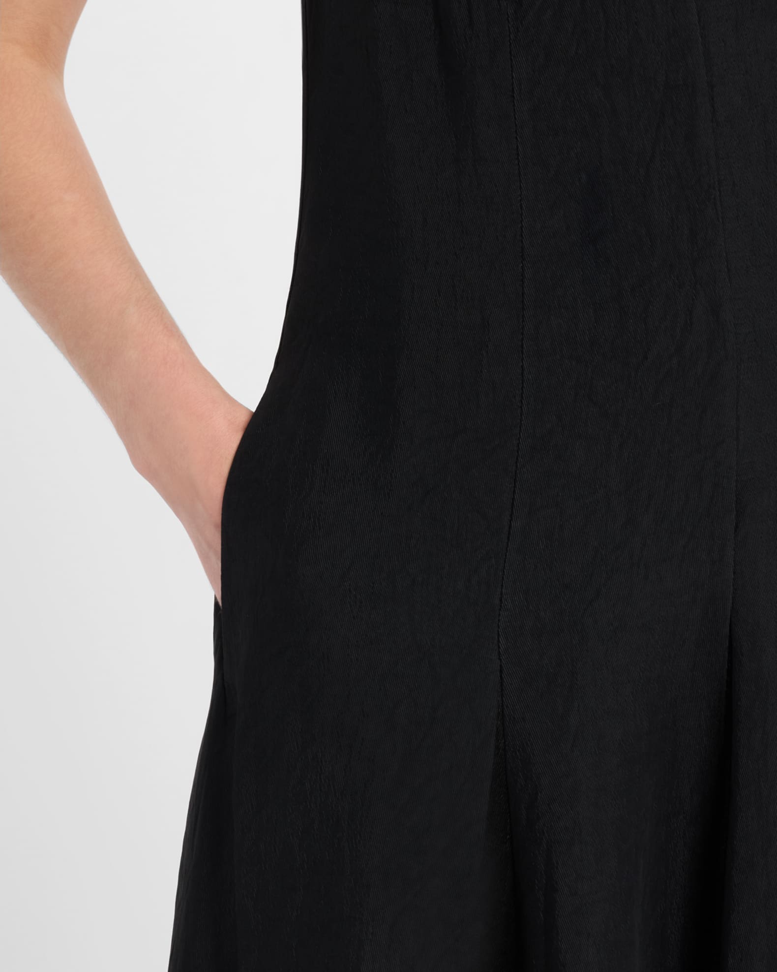 MARIA MCMANUS V-Neck Lace But Midi Dress | Neiman Marcus