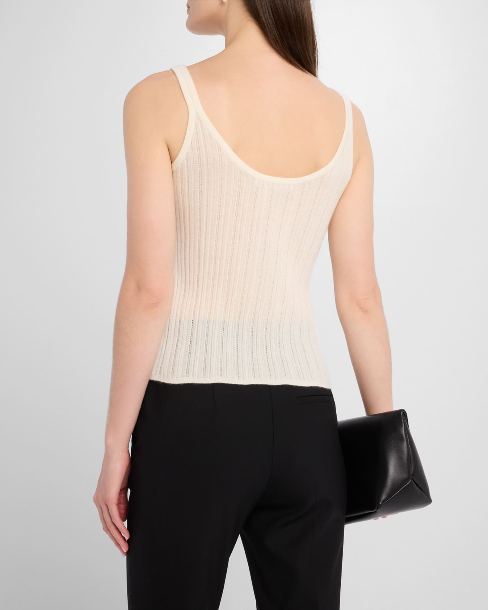 MARIA MCMANUS Pointelle Knit Slim Tank Top | Neiman Marcus