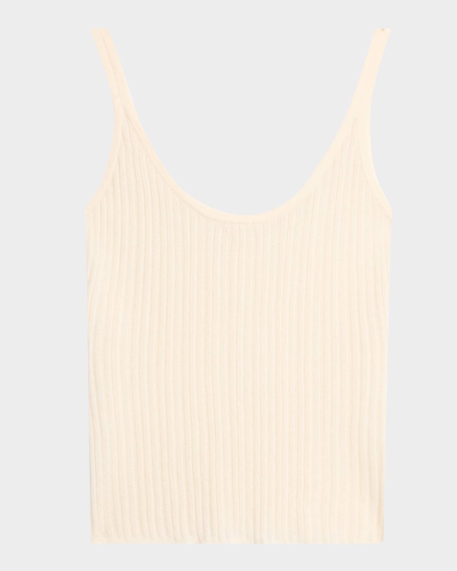 MARIA MCMANUS Pointelle Knit Slim Tank Top | Neiman Marcus