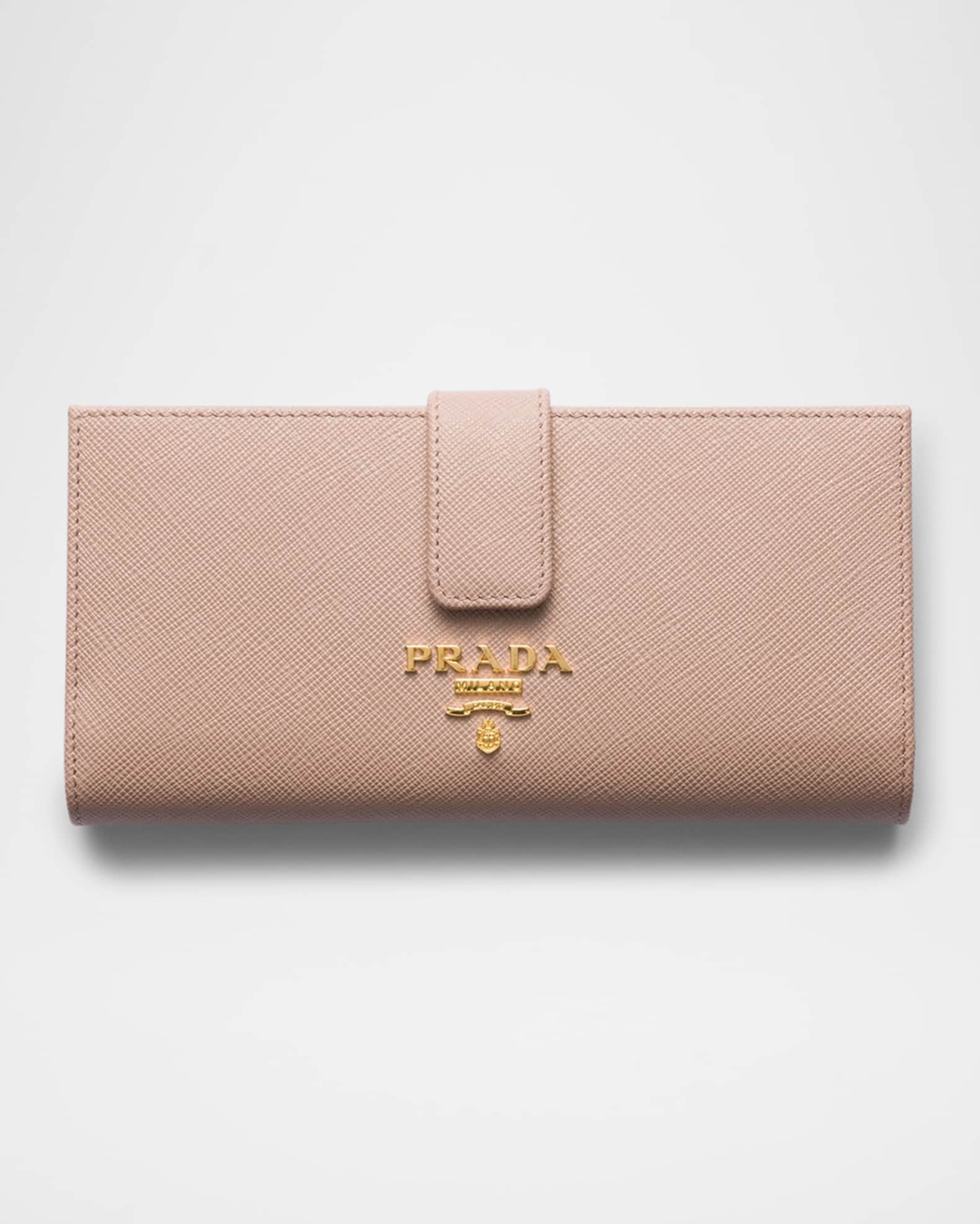 Prada Large Saffiano Leather Bifold Wallet | Neiman Marcus