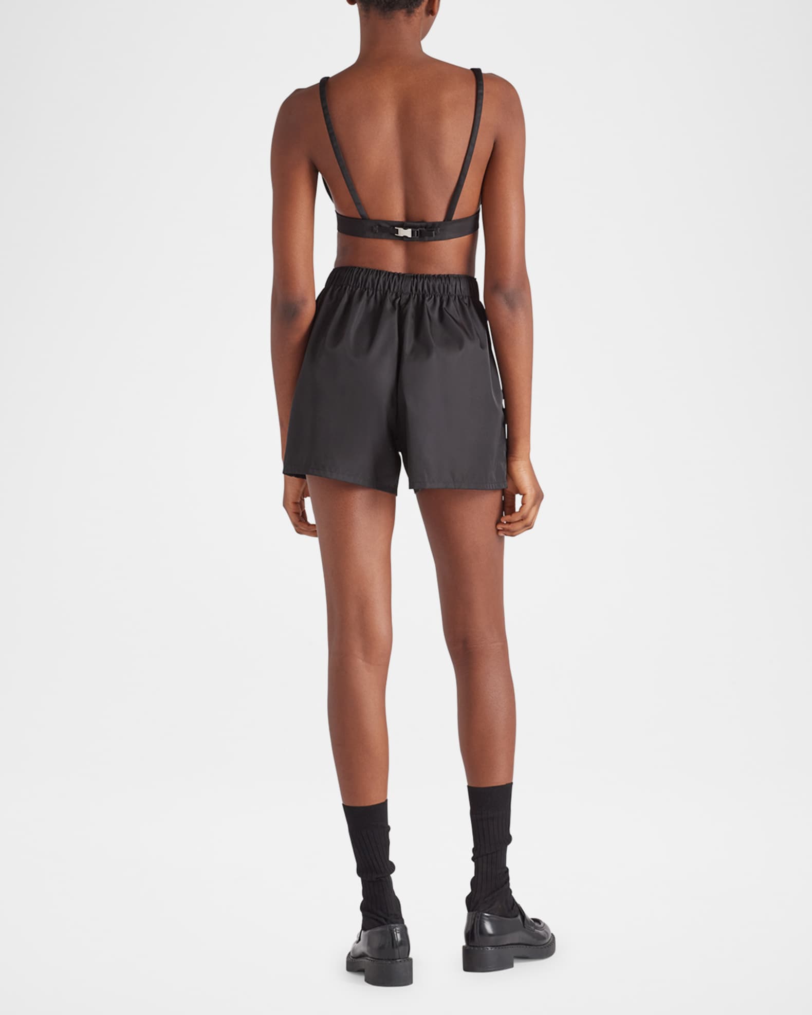 Prada Re-Nylon Pull-On Shorts | Neiman Marcus