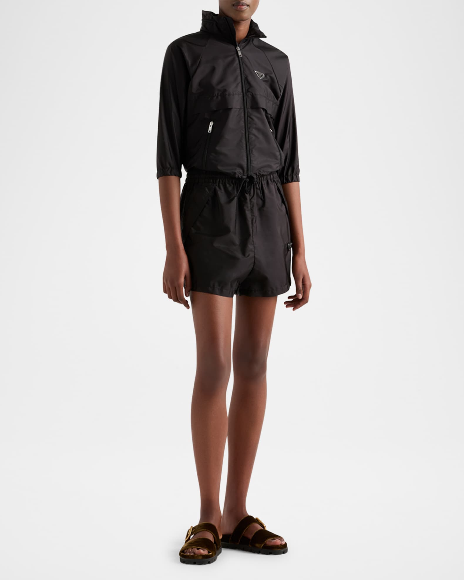 Prada Light Re-Nylon Shorts | Neiman Marcus