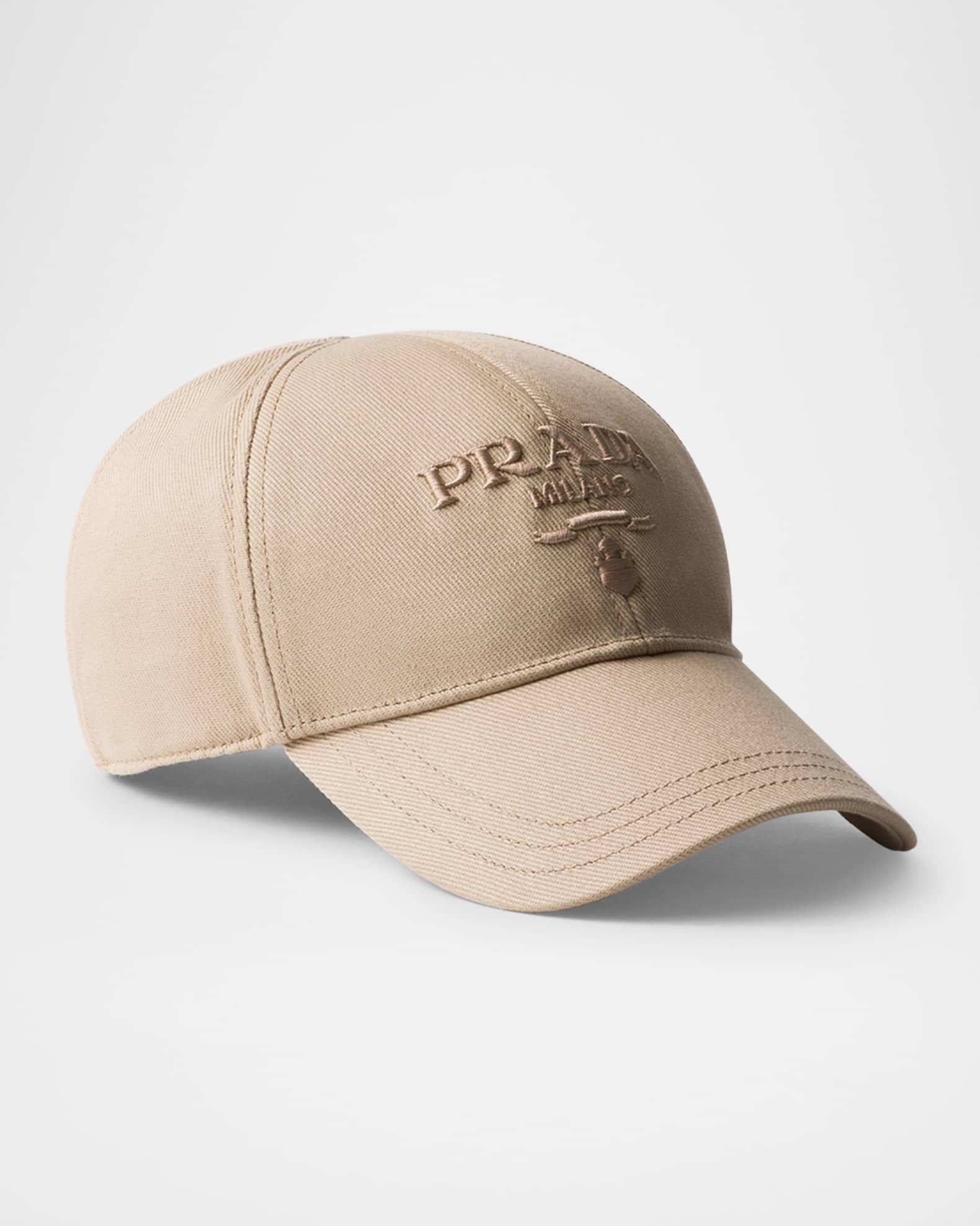 Prada Men's Cotton Drill Baseball Cap | Neiman Marcus