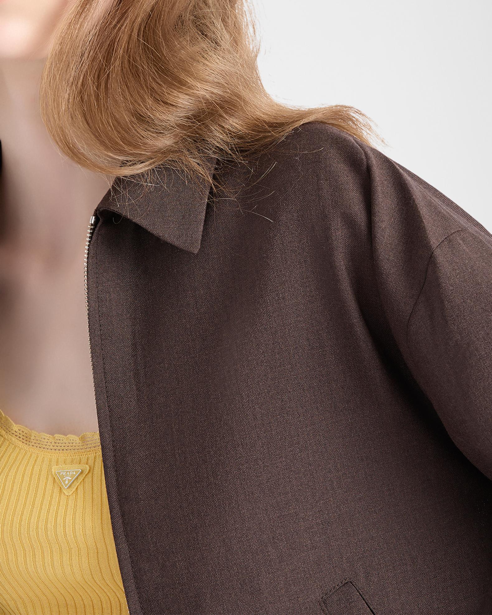 Prada Kid Mohair Blouson Jacket | Neiman Marcus