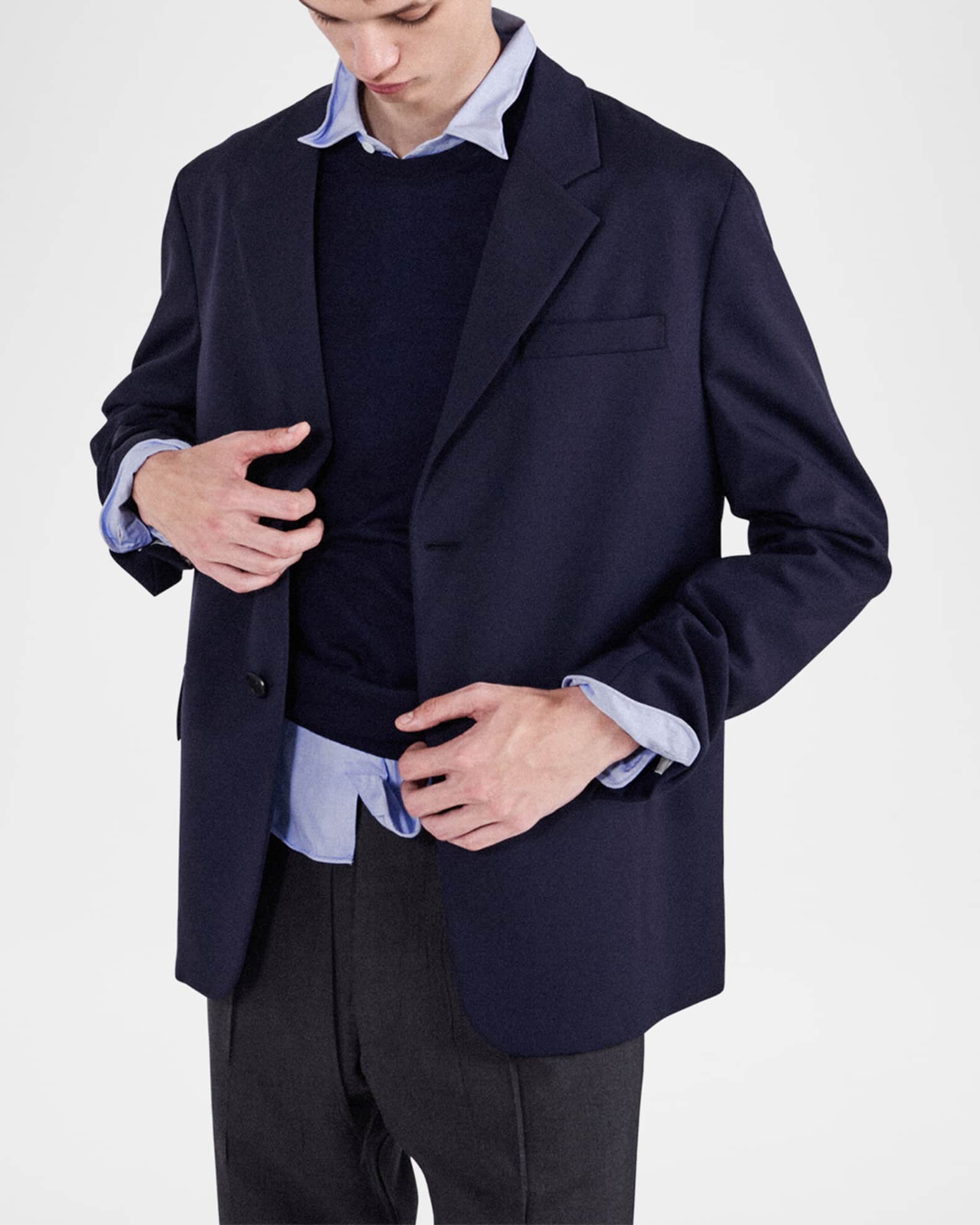 Prada Men's Stretch Wool Blazer | Neiman Marcus