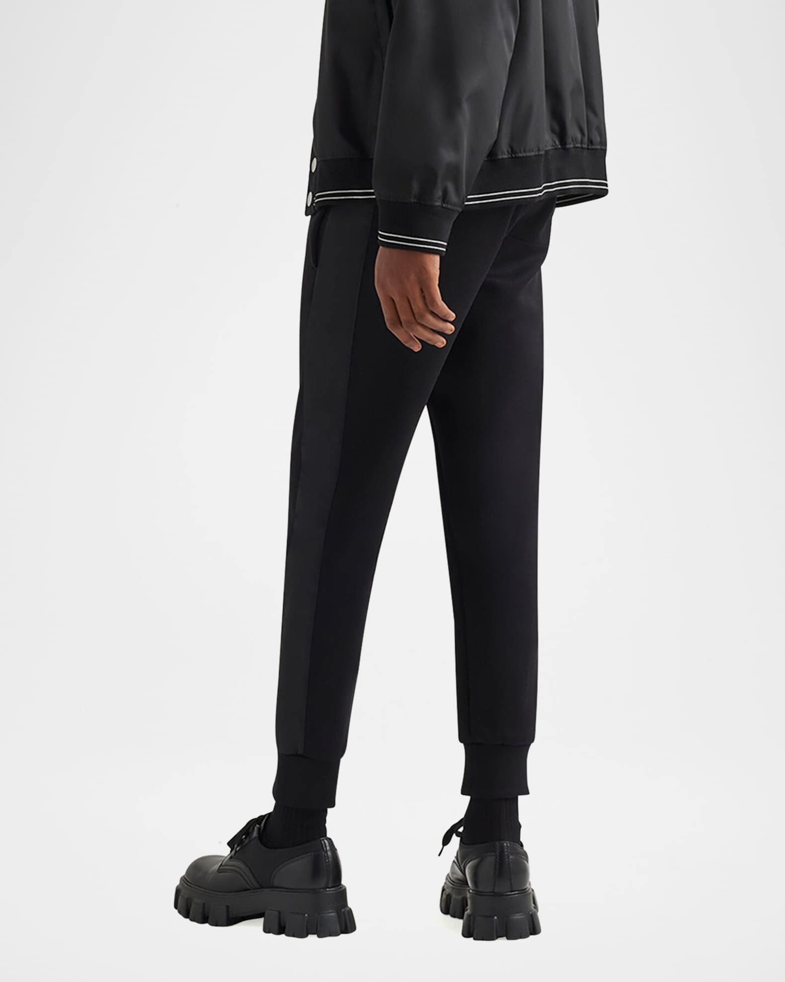 Prada Men's Sweatpants with Re-Nylon Details | Neiman Marcus
