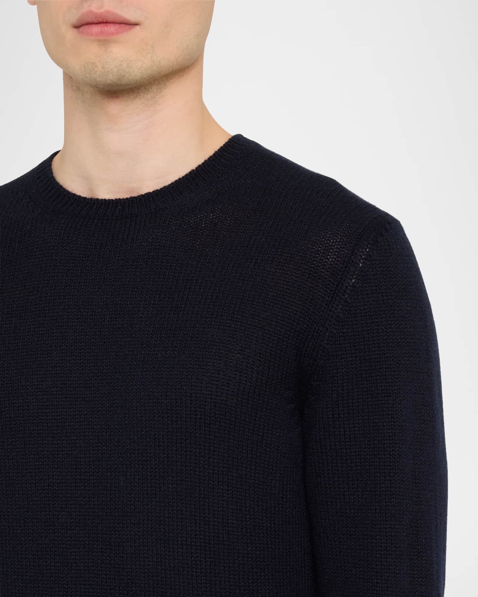 Prada Men's Cashmere Crewneck Sweater | Neiman Marcus