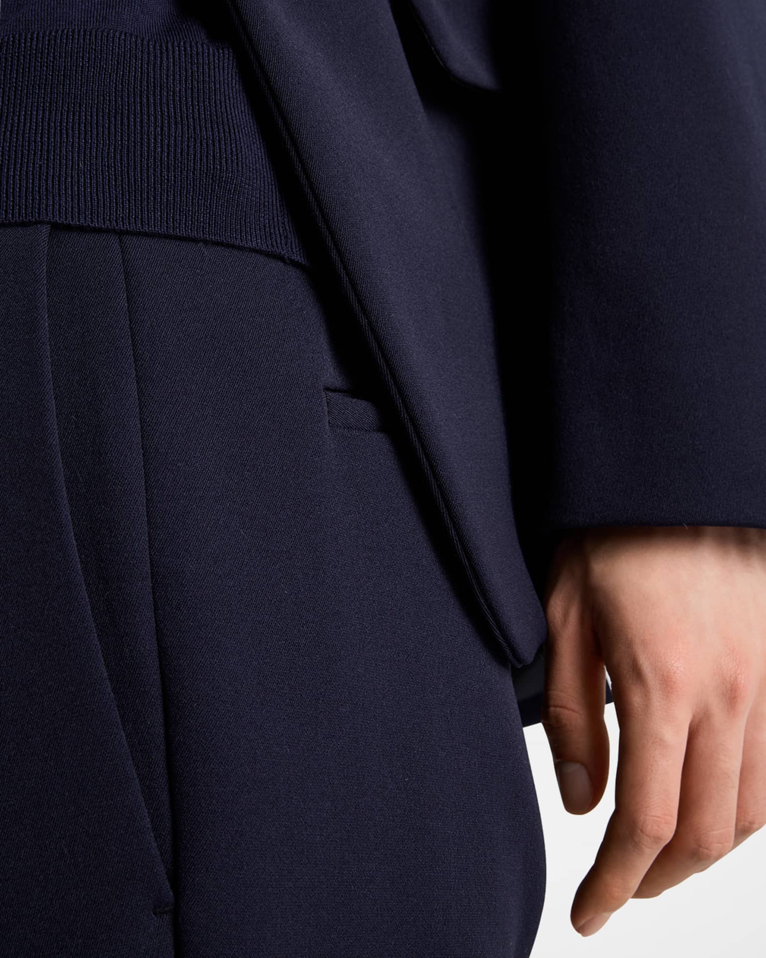 Prada Men's Solid Nailhead Pants | Neiman Marcus