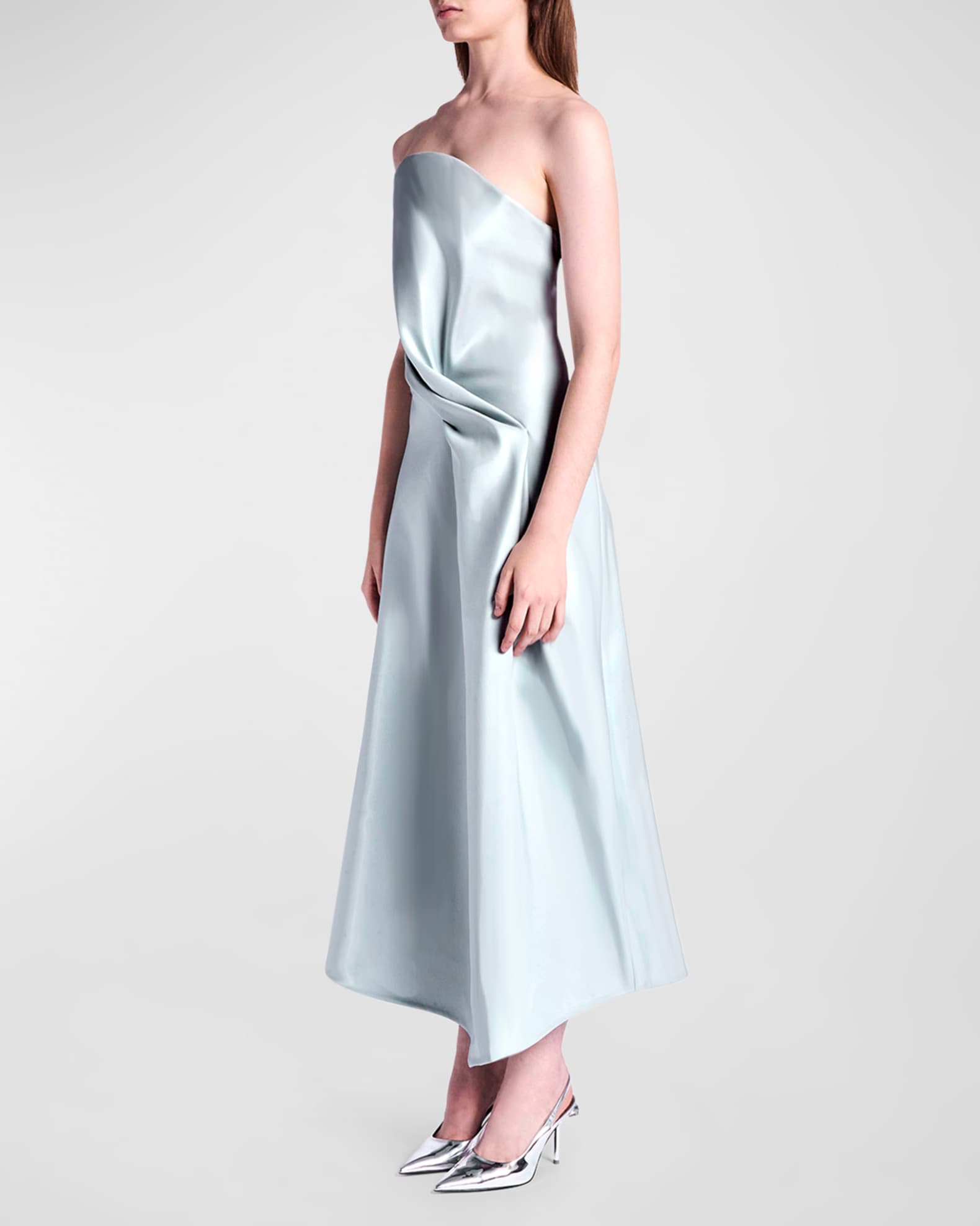 Kate Barton Kate Strapless Liquid Drape Gown | Neiman Marcus