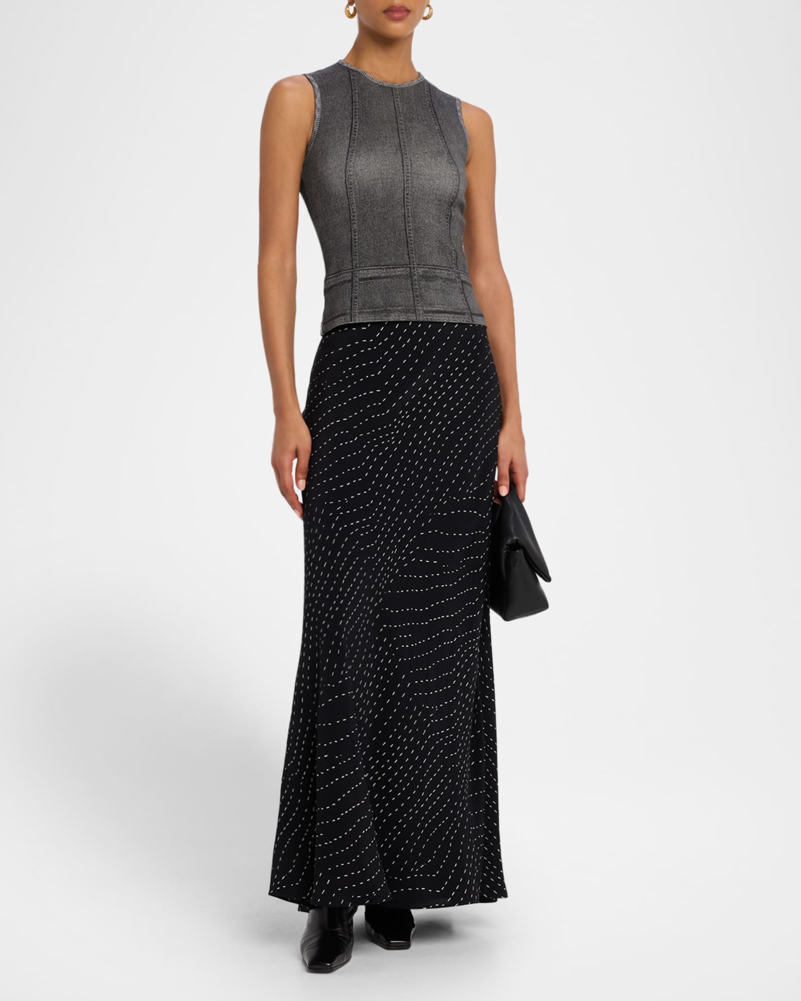 Rag & Bone Miramar Ribbed Muscle Tank Top | Neiman Marcus