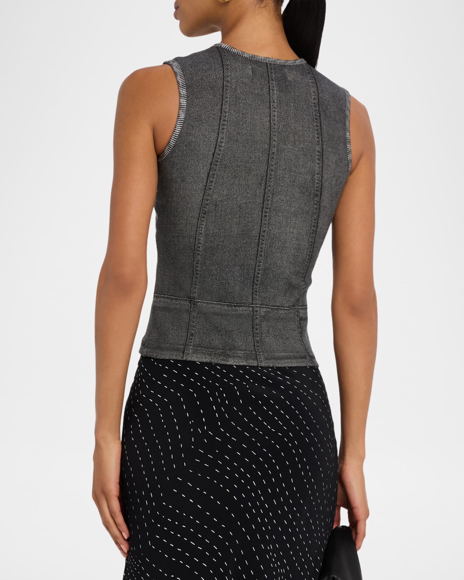 Rag & Bone Miramar Ribbed Muscle Tank Top | Neiman Marcus