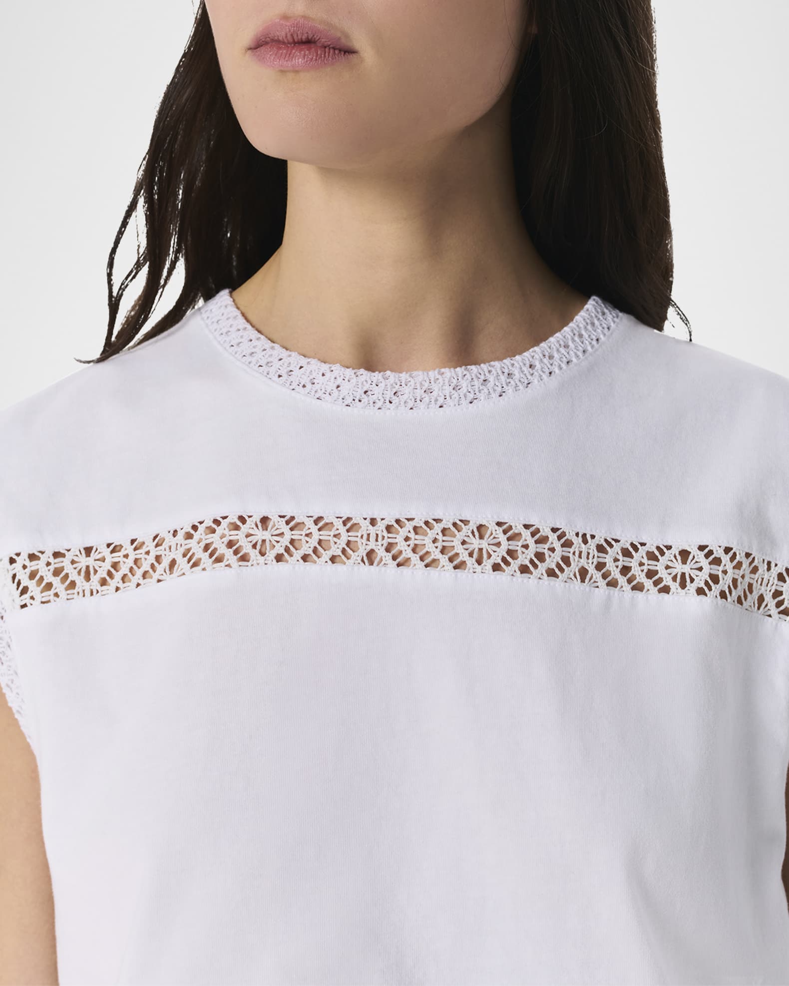 Rag & Bone Rosie Embroidered Muscle Tank Top | Neiman Marcus