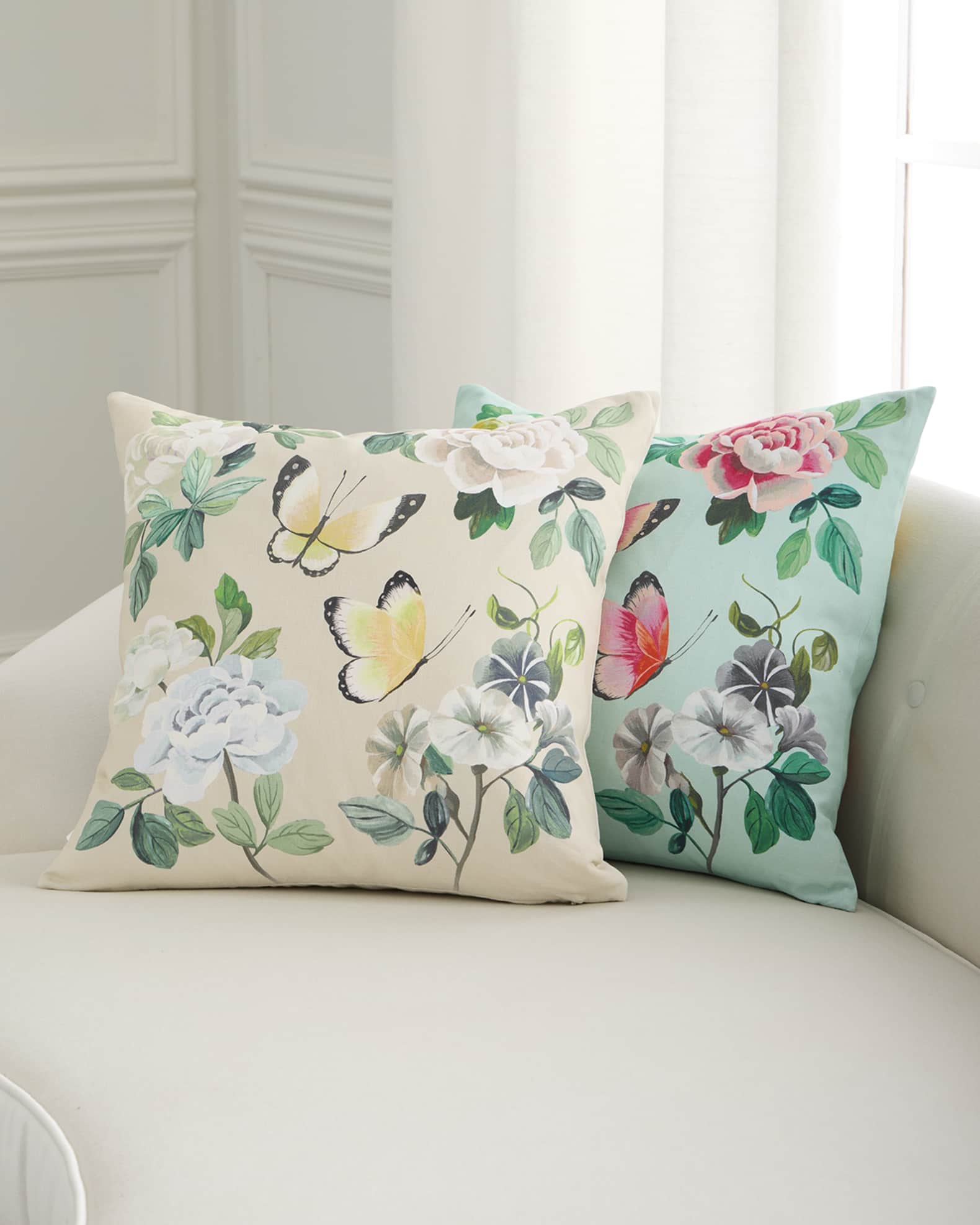 Designers Guild Miraflores Decorative Pillow, 20" Square | Neiman Marcus