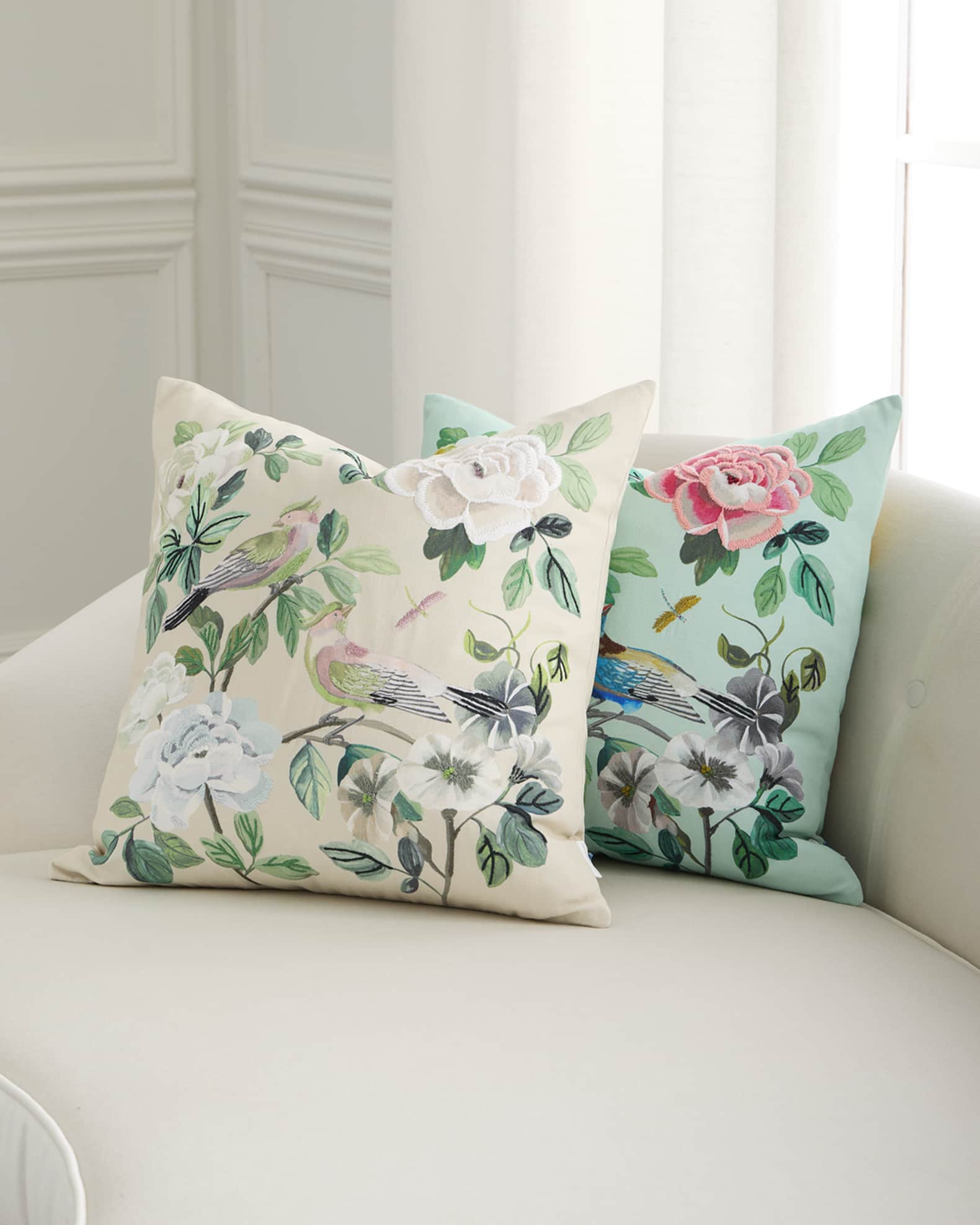 Designers Guild Miraflores Decorative Pillow, 20" Square | Neiman Marcus