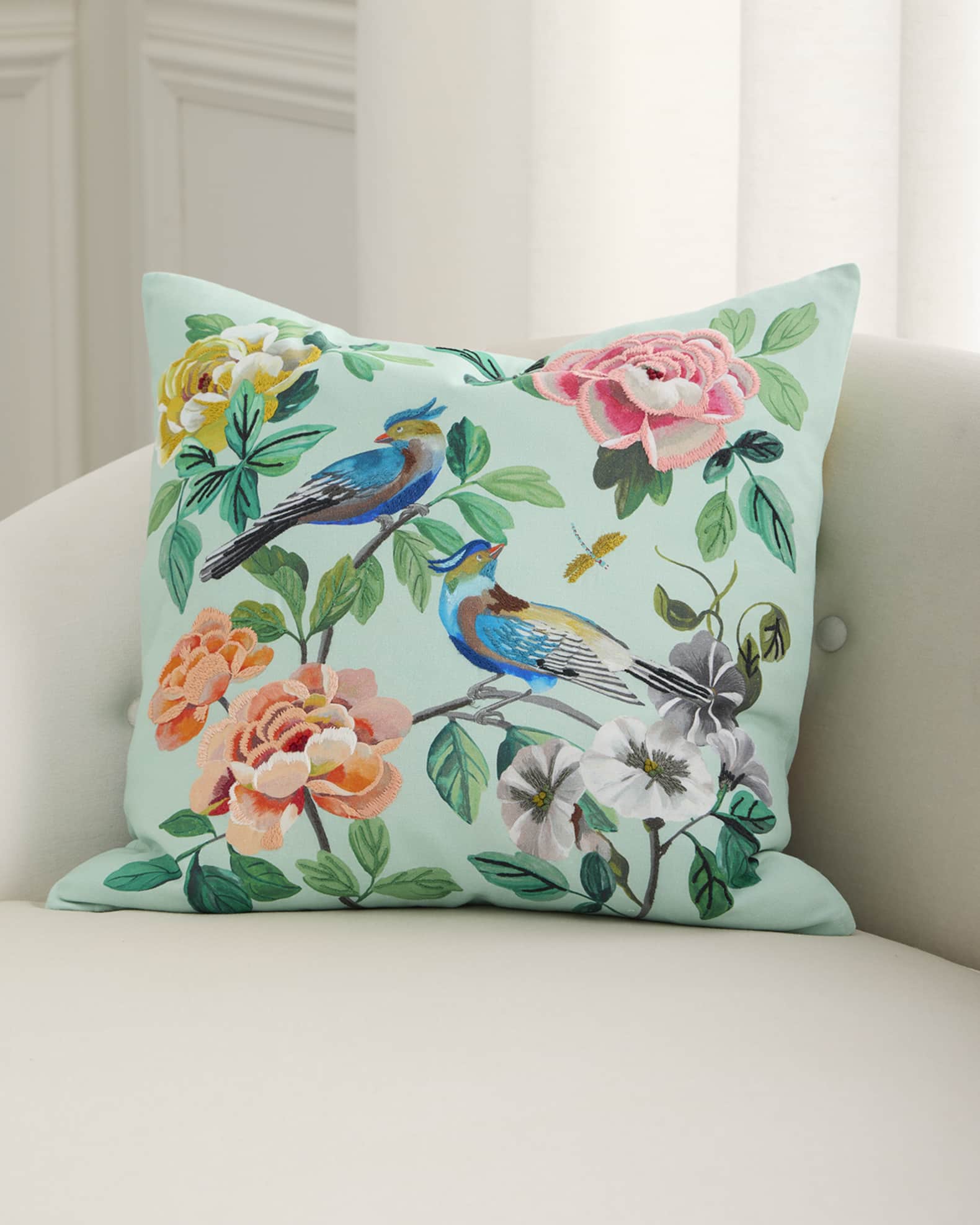Designers Guild Miraflores Decorative Pillow, 20" Square | Neiman Marcus