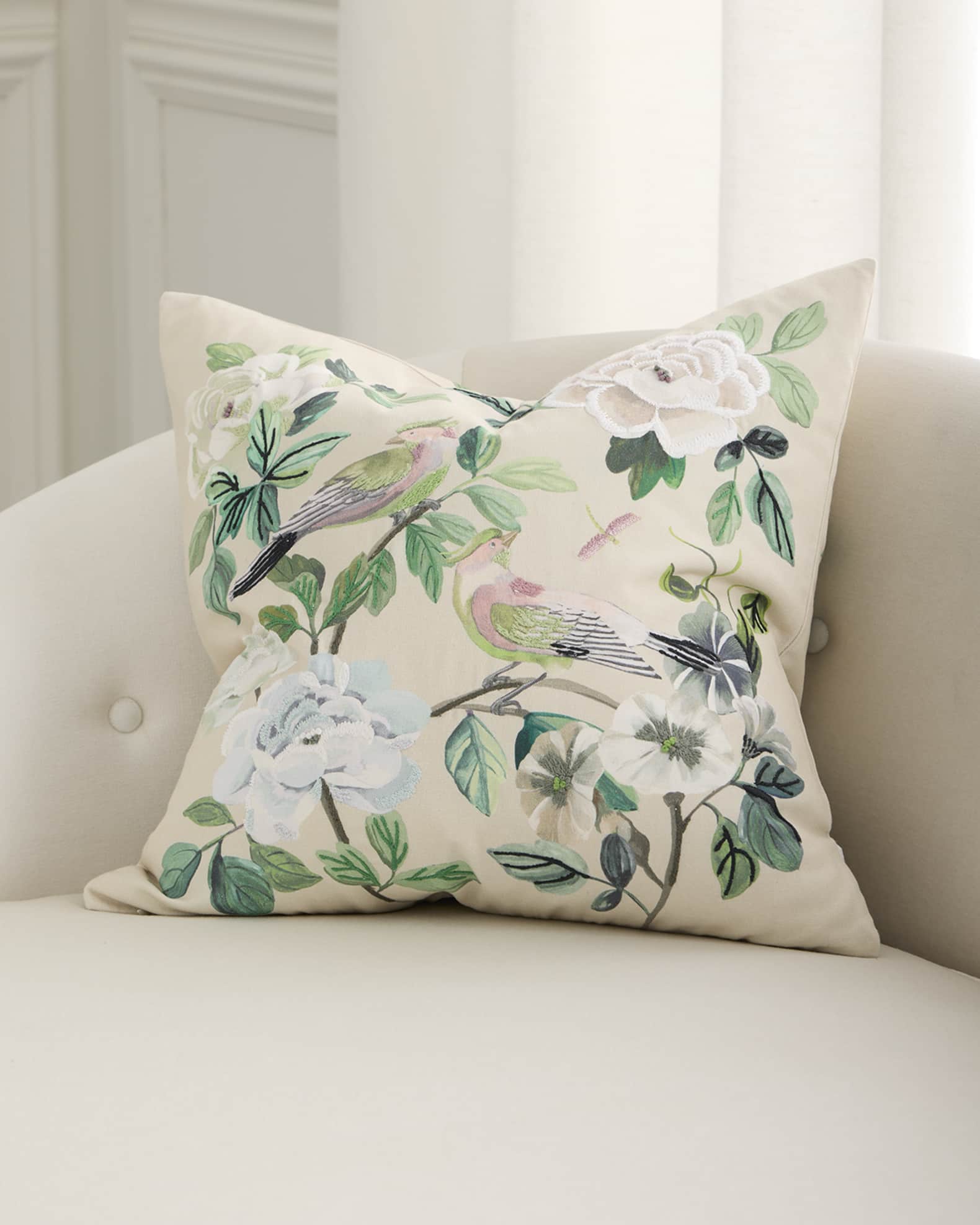 Designers Guild Miraflores Decorative Pillow, 20" Square | Neiman Marcus