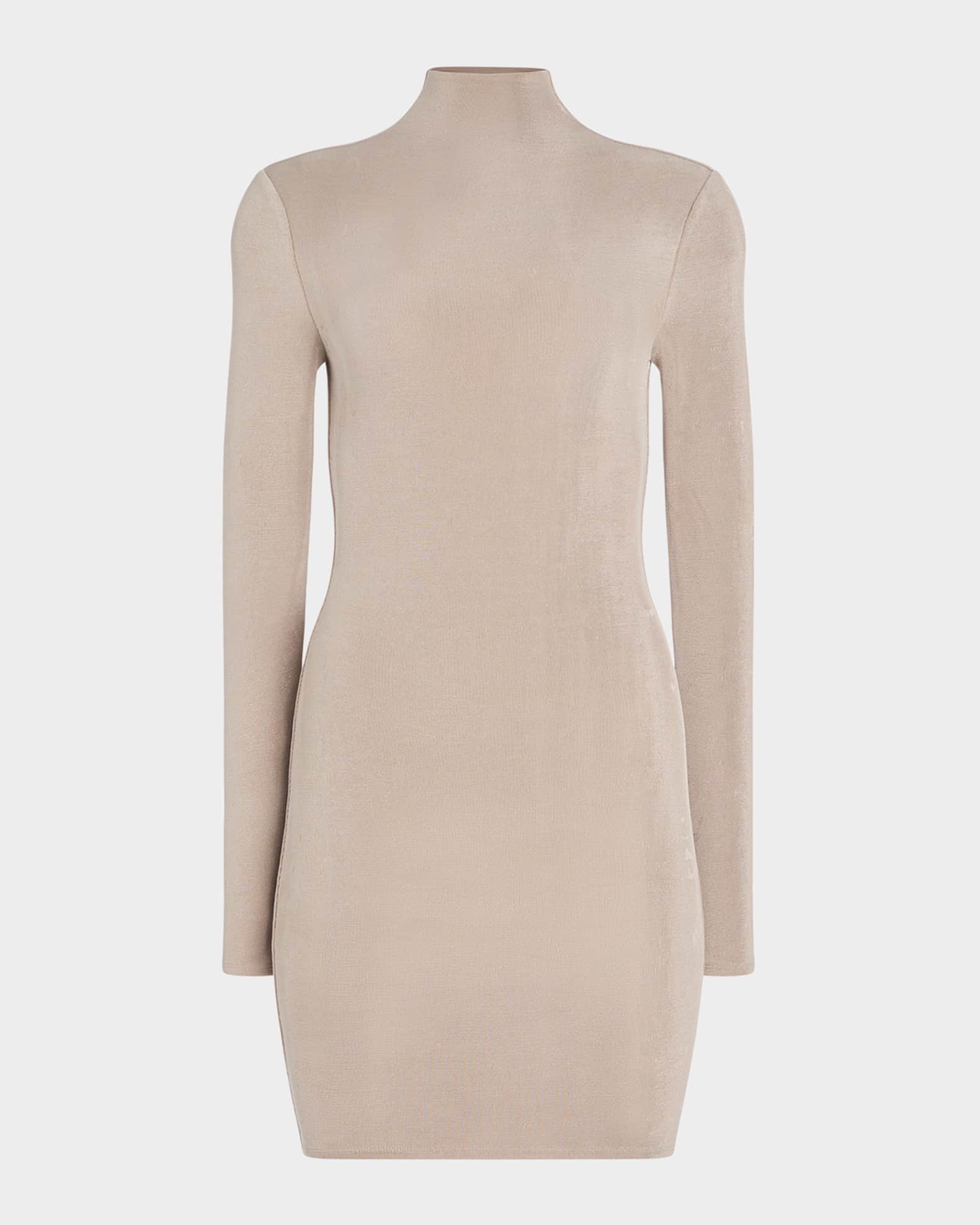SEROYA Nara Turtleneck Mini Dress | Neiman Marcus