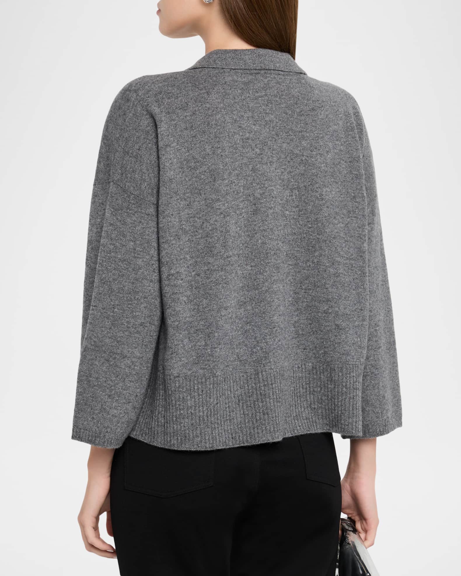 Eileen Fisher Boxy Italian Cashmere Sweater | Neiman Marcus