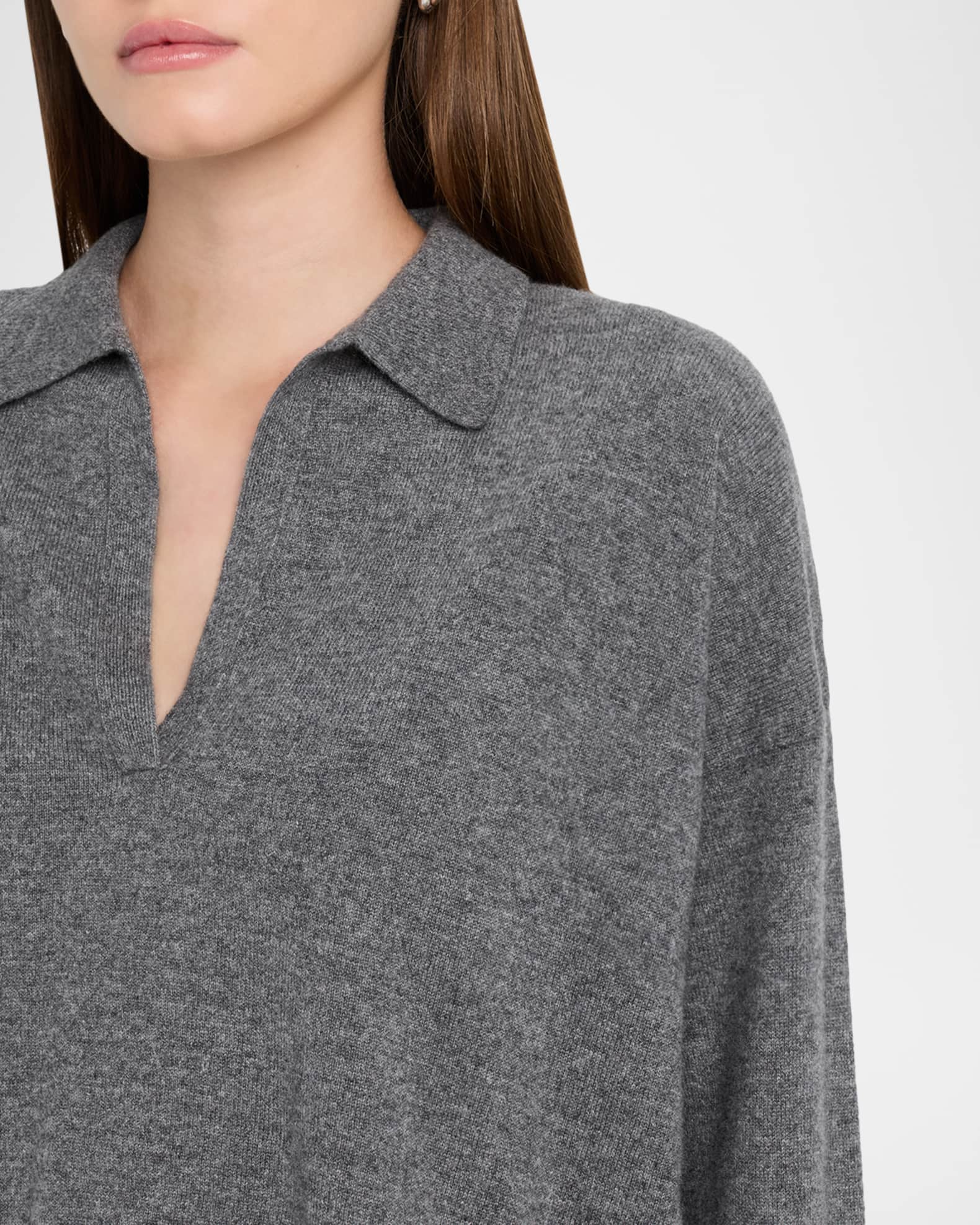 Eileen Fisher Boxy Italian Cashmere Sweater | Neiman Marcus