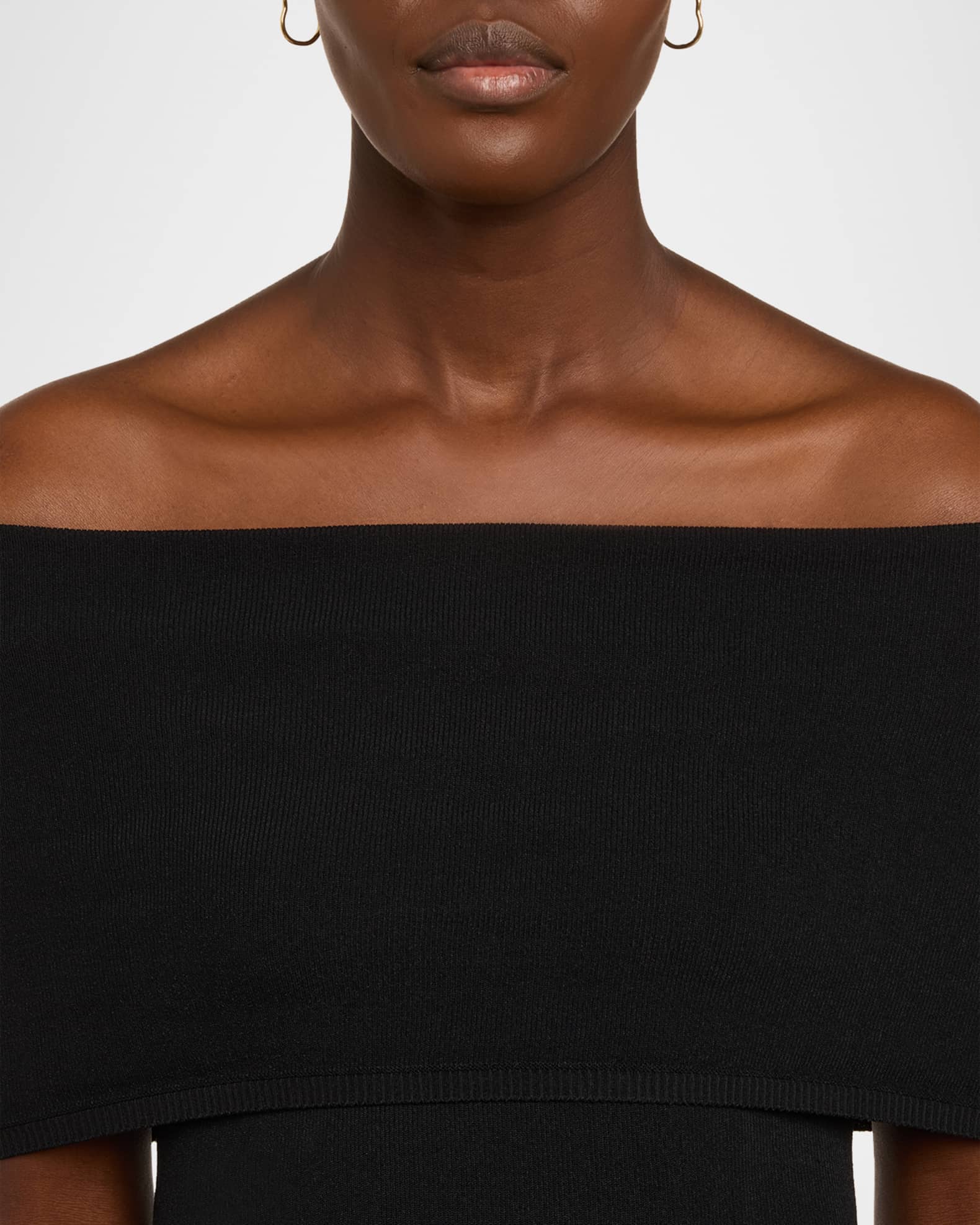 ALMASIKA 18K Yellow Gold Berceau Hoop Earrings | Neiman Marcus