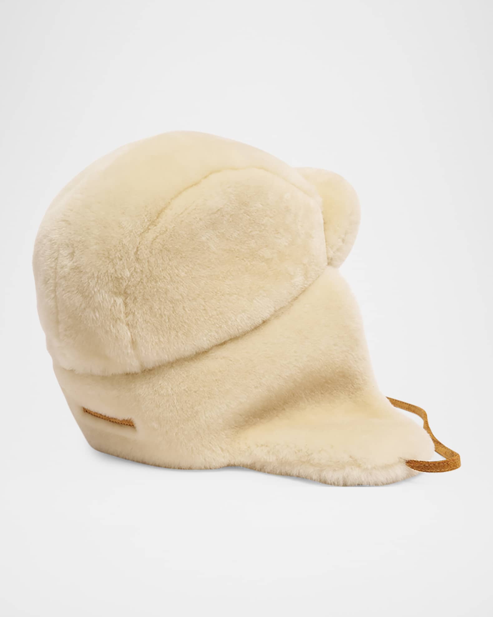 Jacquemus Men's The Chapka Shearling Trapper Hat | Neiman Marcus