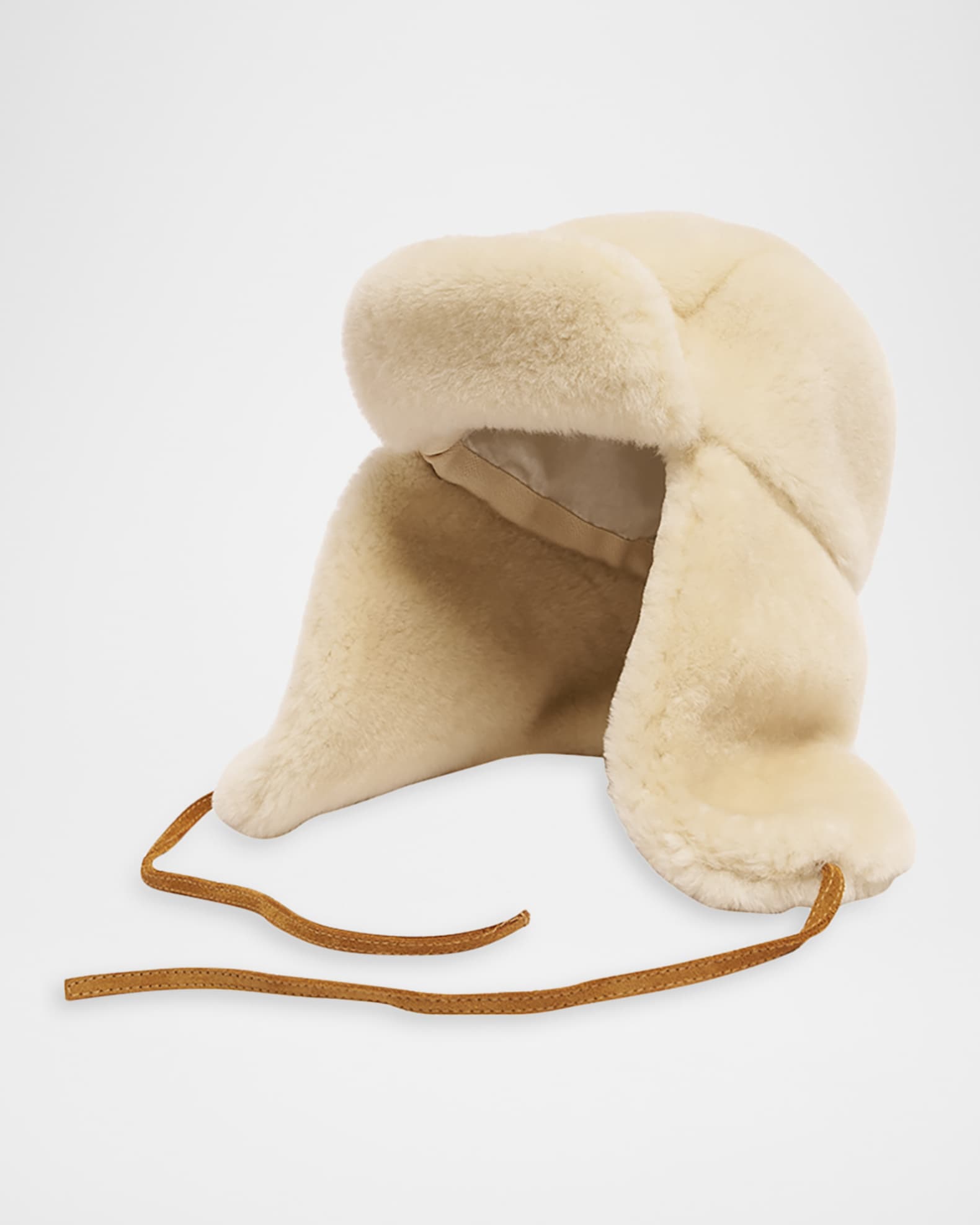 Jacquemus Men's The Chapka Shearling Trapper Hat | Neiman Marcus
