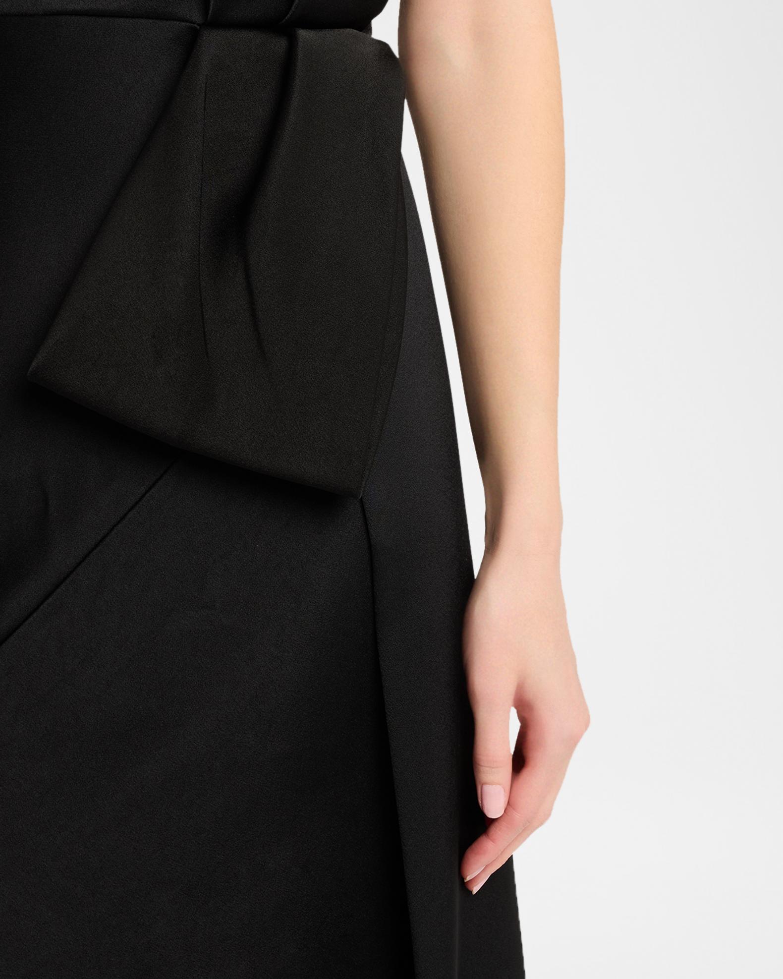 Alex Perry Strapless Gown With Bow In Satin Crepe | Neiman Marcus