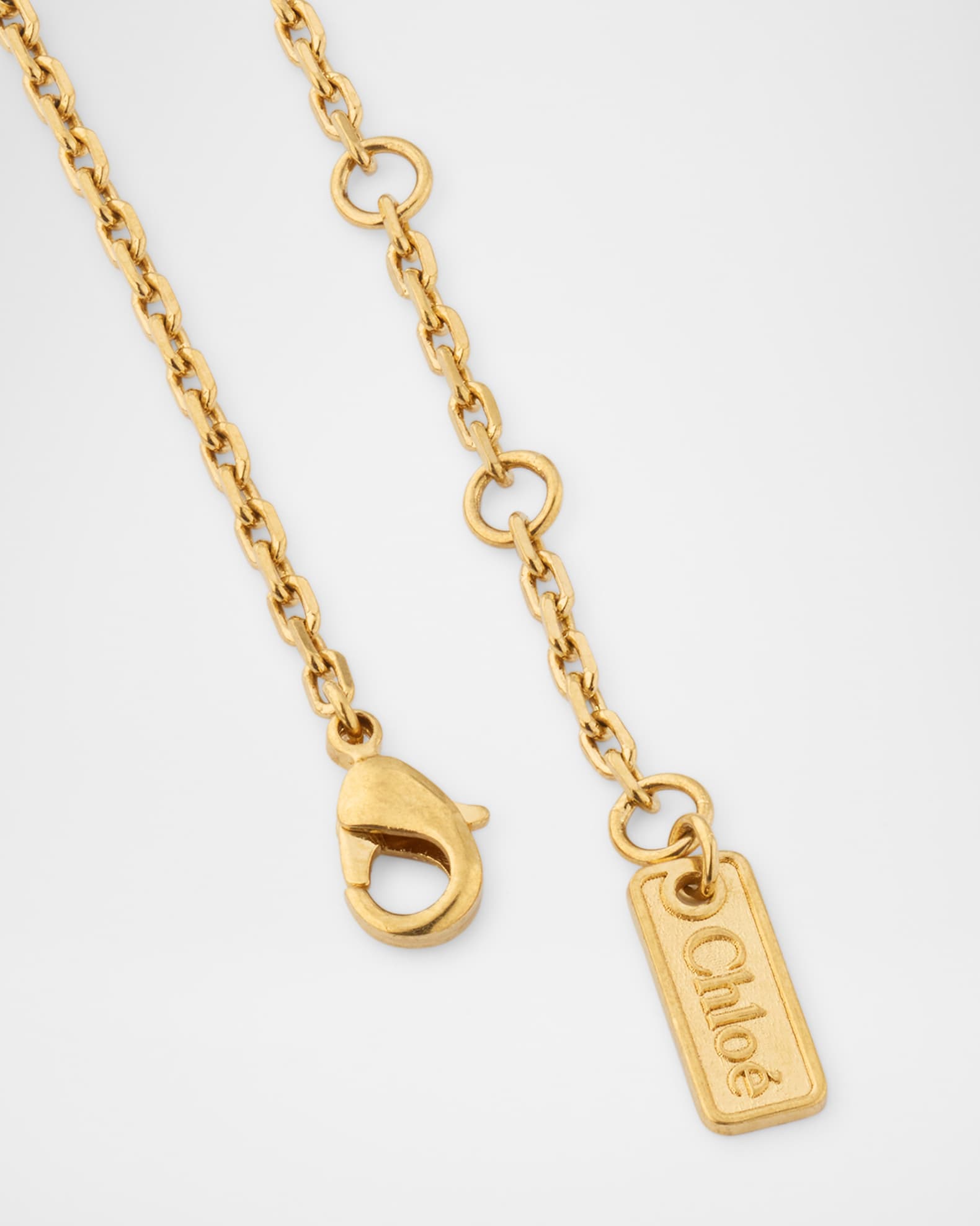 Chloe Letters Logo Chain Necklace | Neiman Marcus