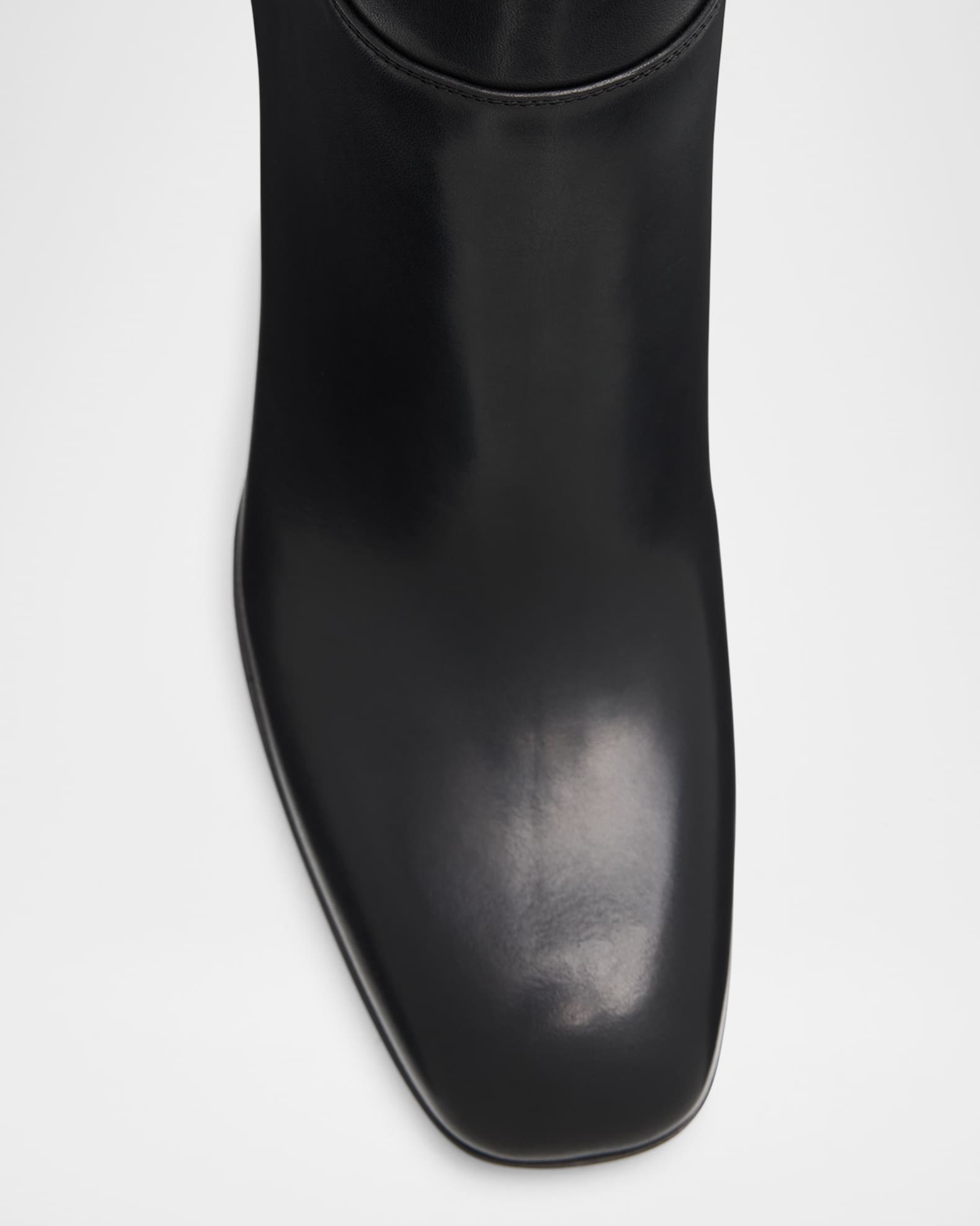 Saint Laurent Sulpice Smooth Leather Booties | Neiman Marcus